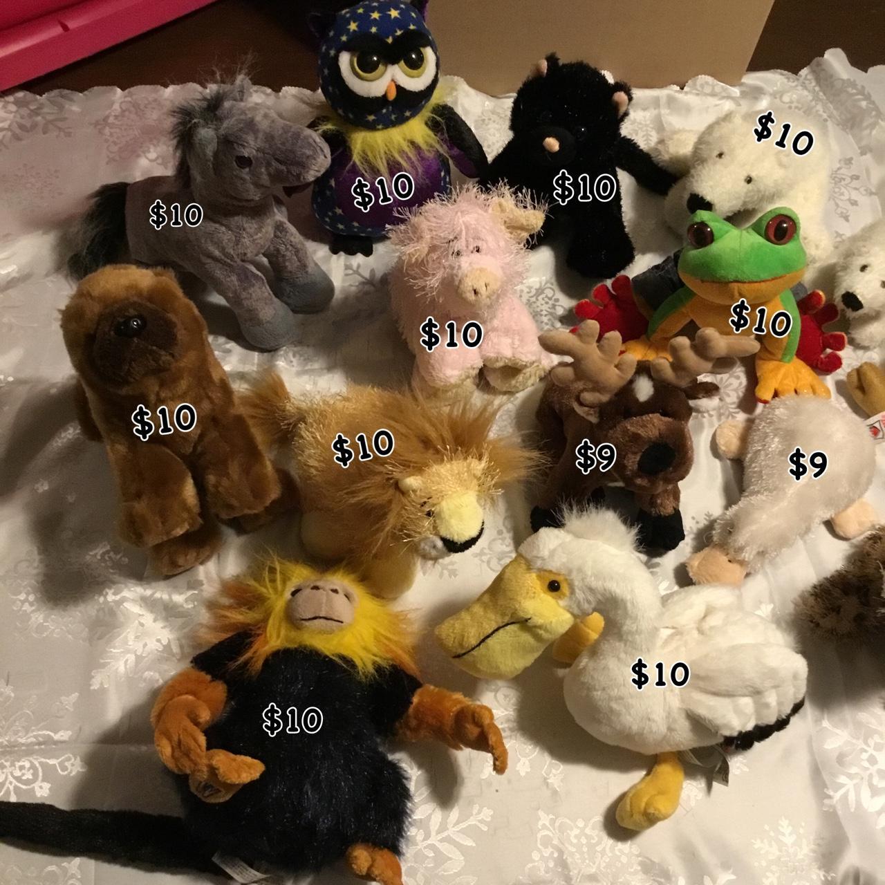 🌟WEBKINZ🌟 💕$5 Each, one with hole $4💕 Prices range... | Depop