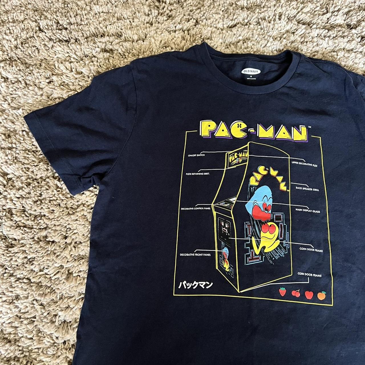 Pac-Man shirt | labeled as size medium (M) | in... - Depop