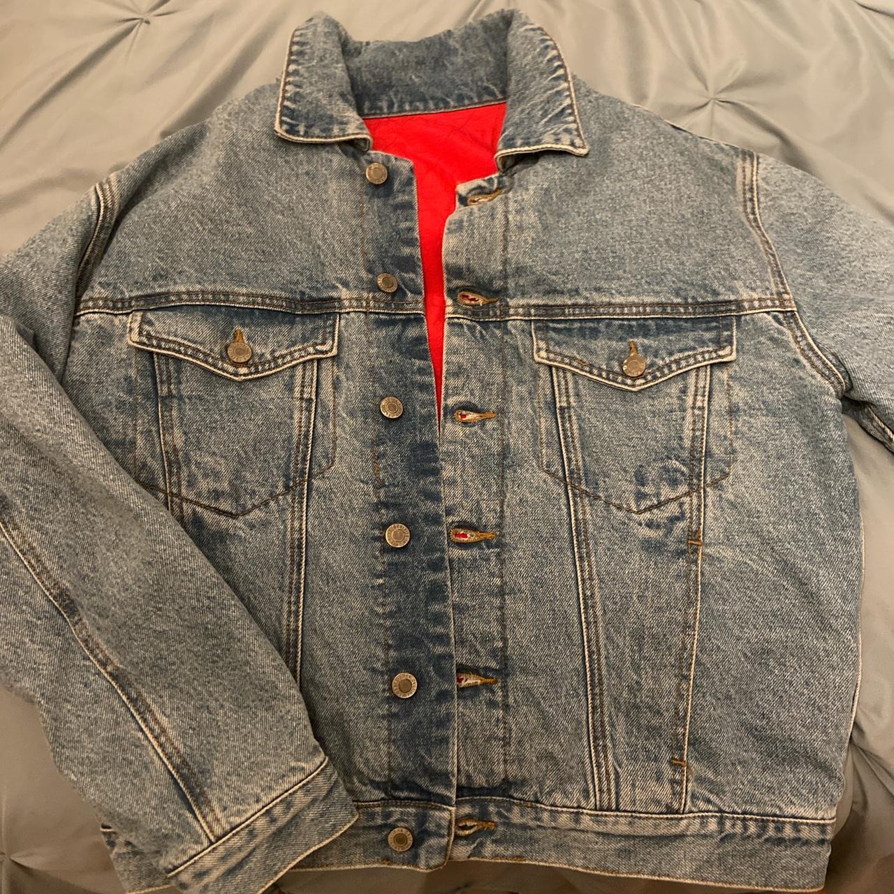 Brandy Melville Jean Jacket! Never worn but i did... - Depop