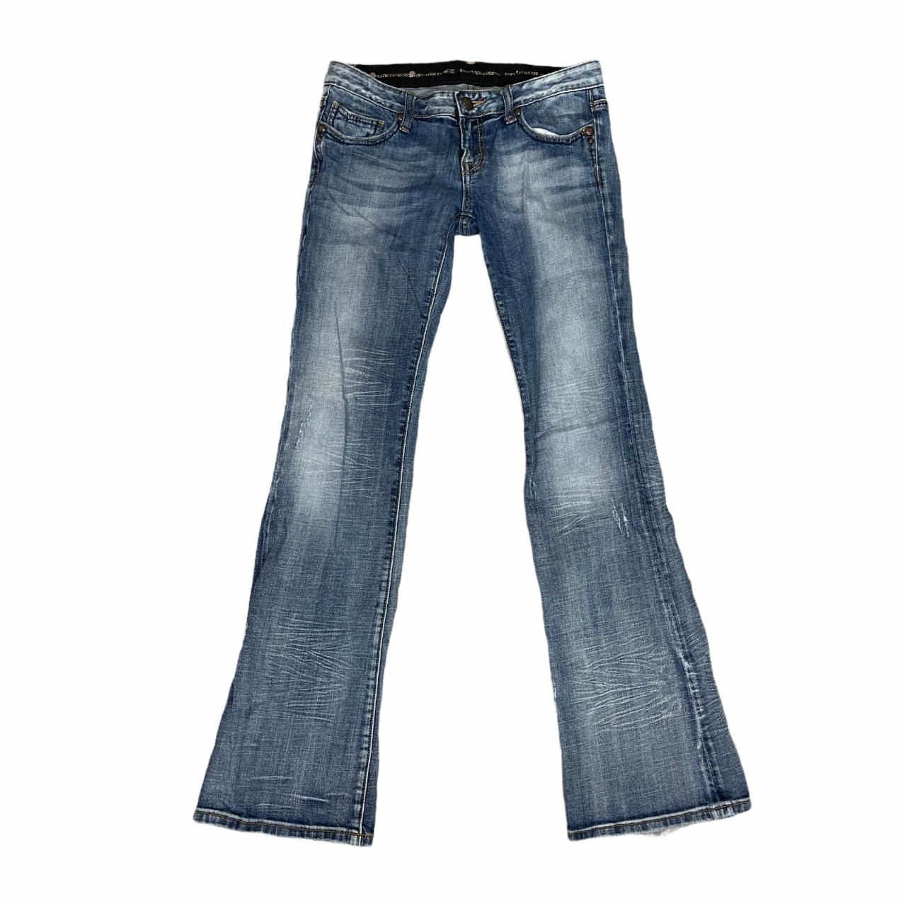 Express Women's Blue Jeans | Depop
