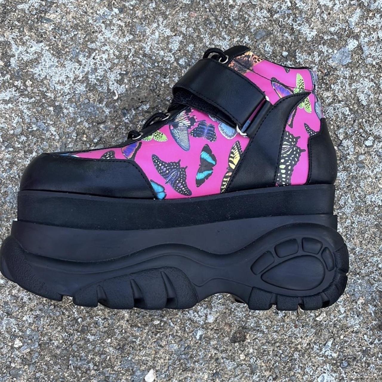Dollskill butterfly platform boots size 6,... - Depop