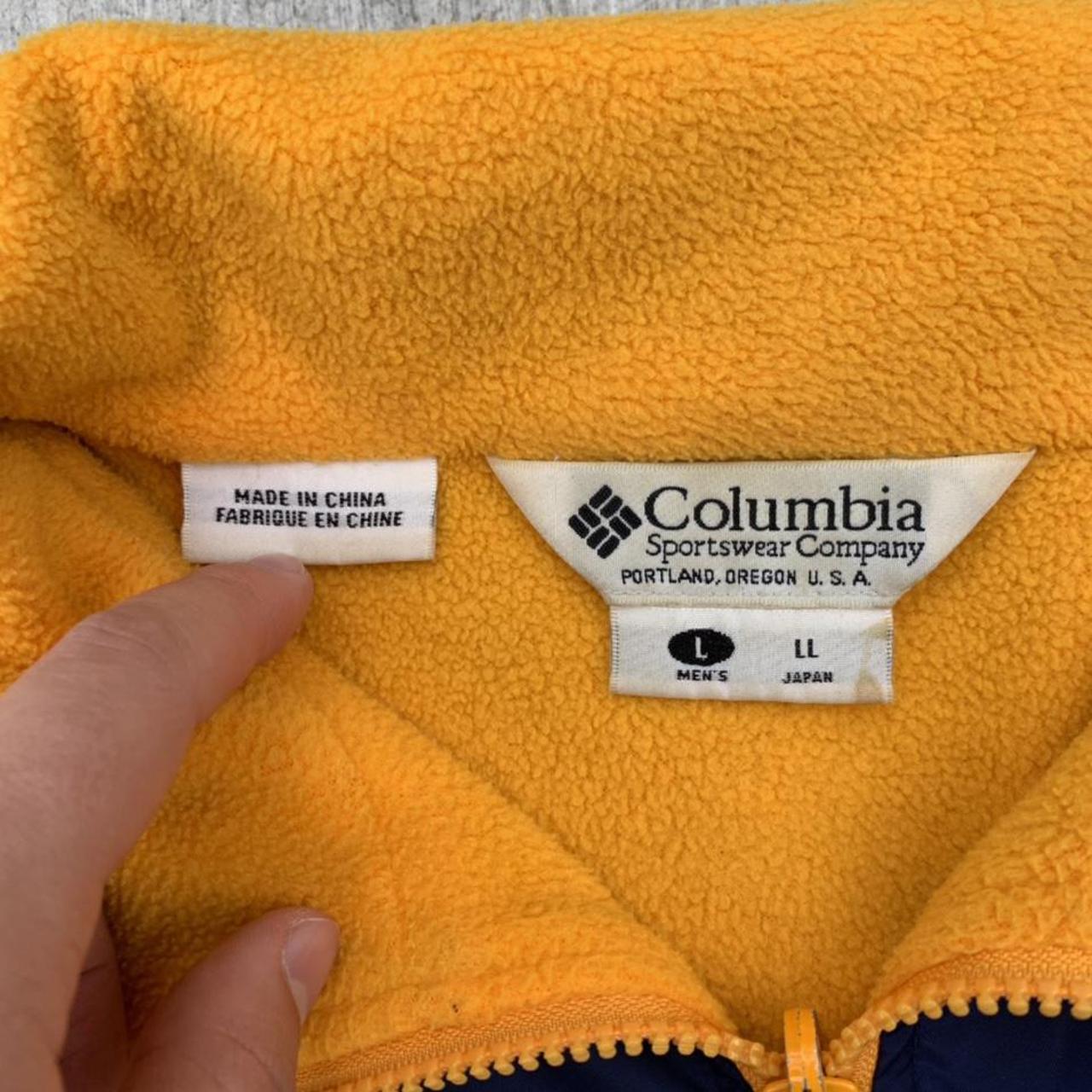 Vintage y2k Columbia nylon fleece lined jacket Some... - Depop