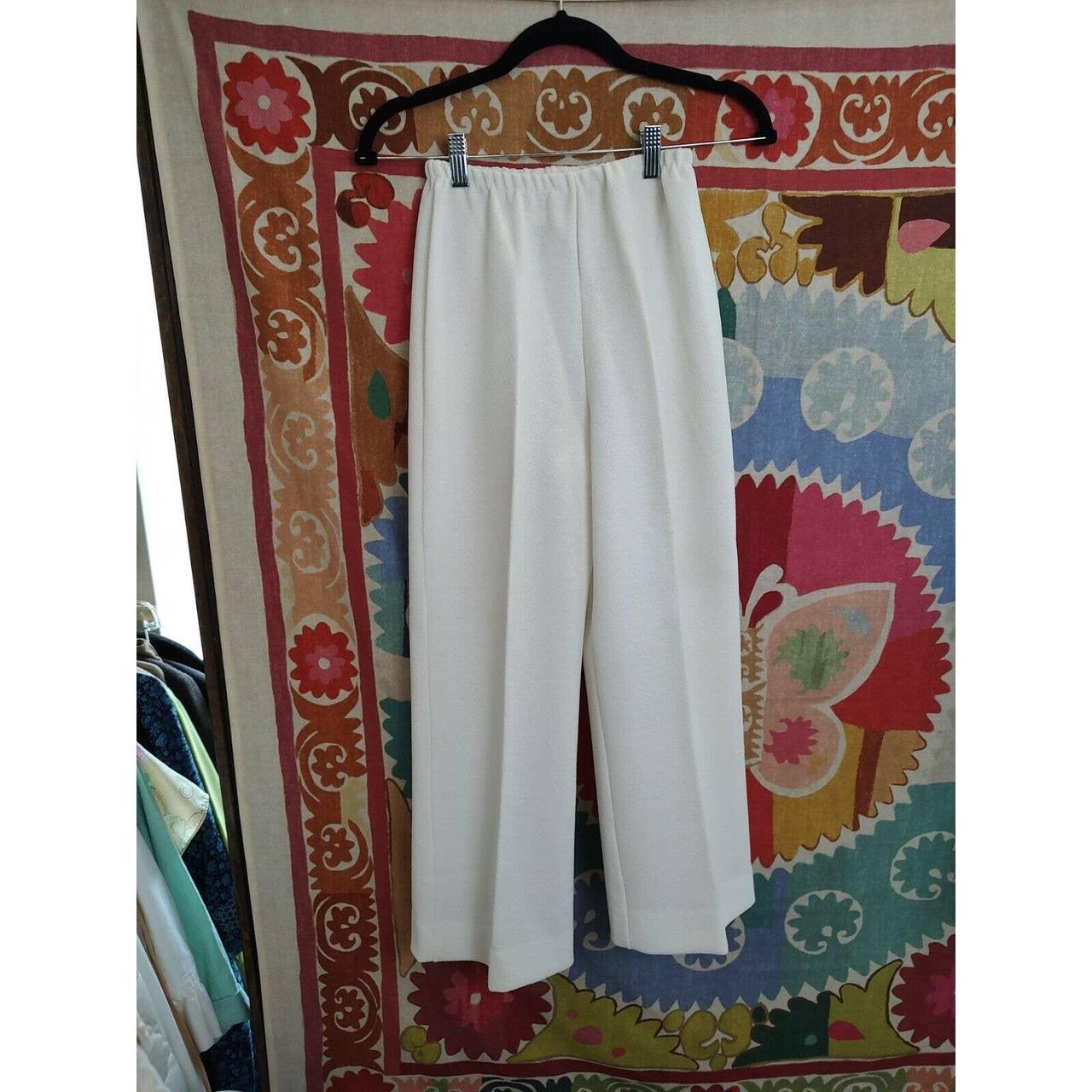 1960s Polyester Pant Shirt Outfit Petite Size 0... - Depop