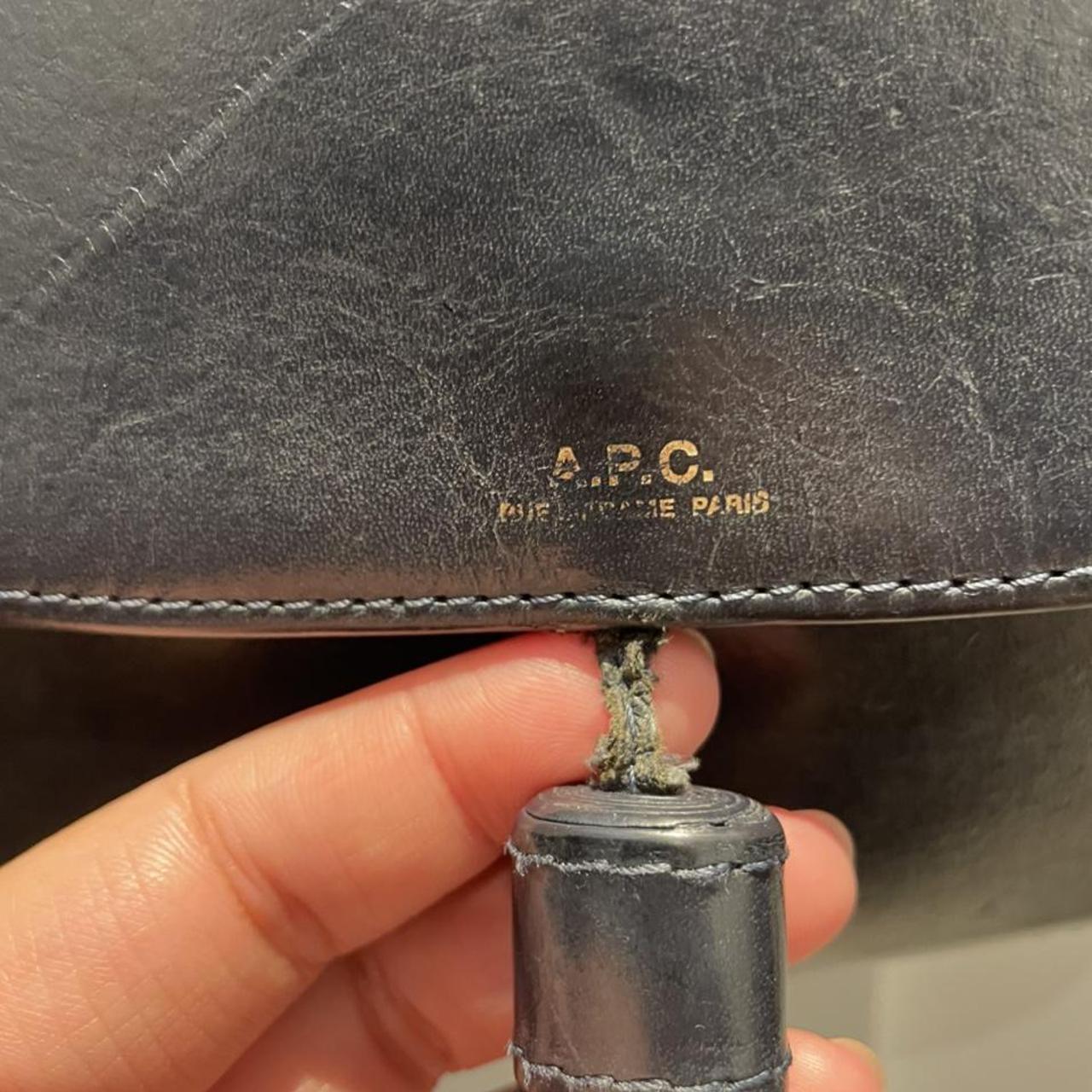 APC Sac Diane Tassel Bag, well loved. Gold logo... - Depop