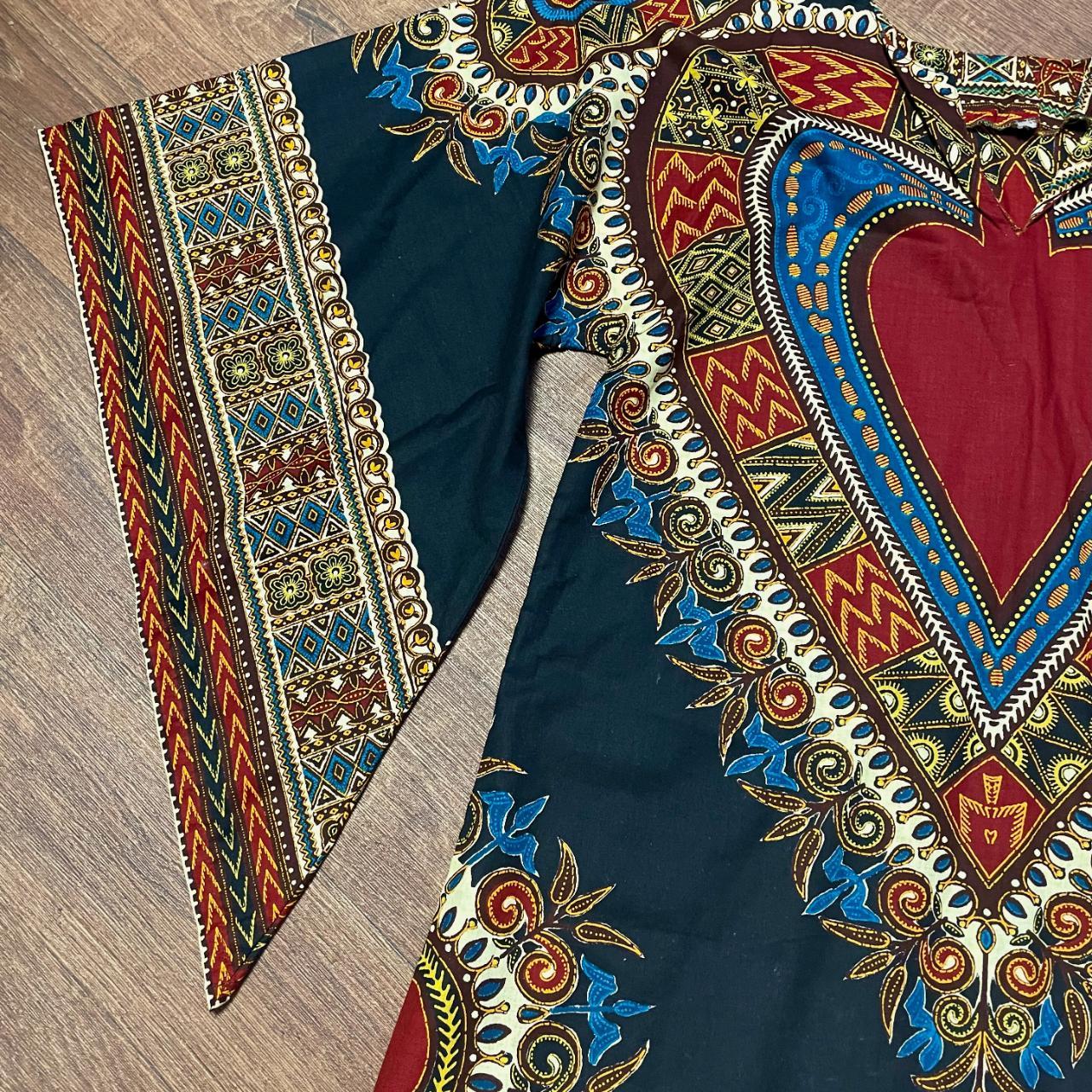 Original 1970s Vintage African Style Kaftan One... - Depop