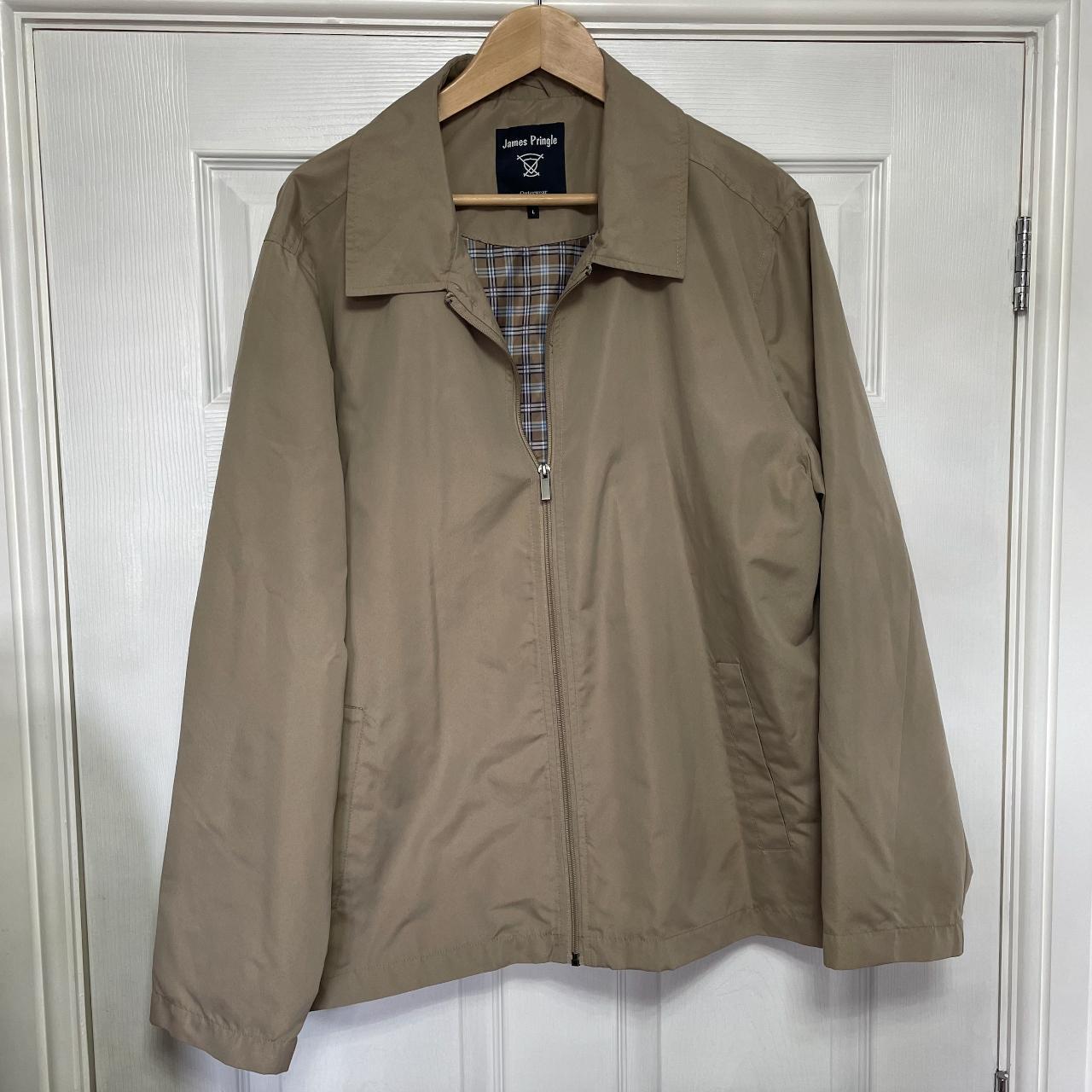 Mens James Pringle Gold/ Beige / Sand Outwear... - Depop