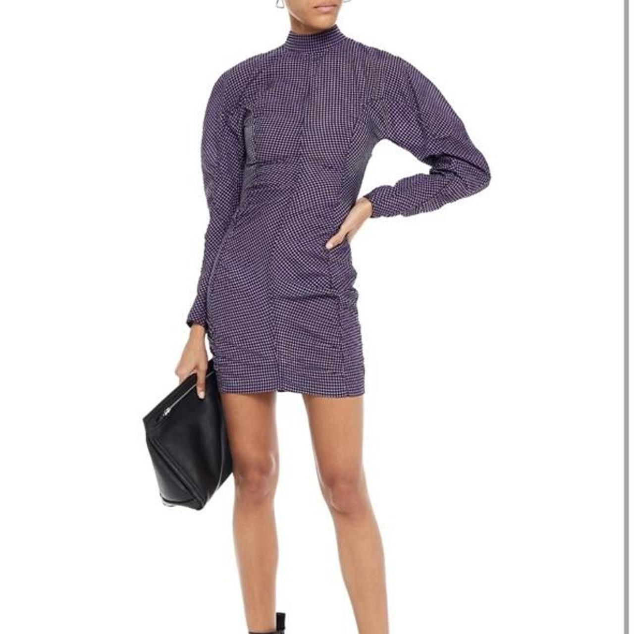 Ganni Brand new never worn Ganni purple dress puff... - Depop