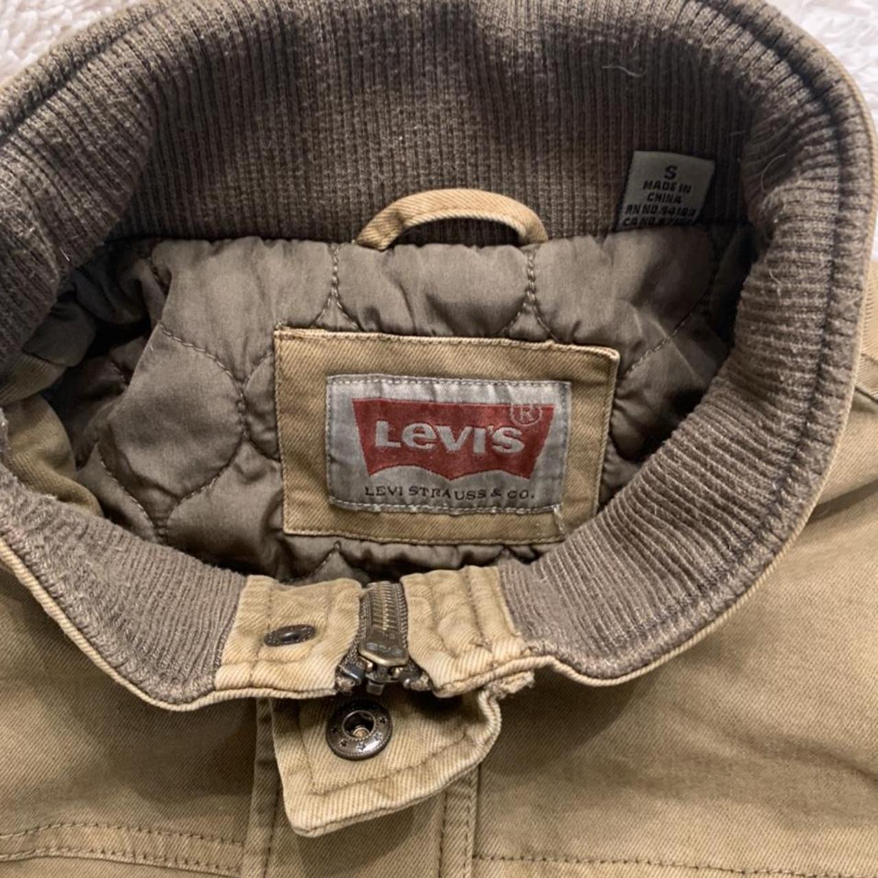Levi's Men's Tan Coat | Depop