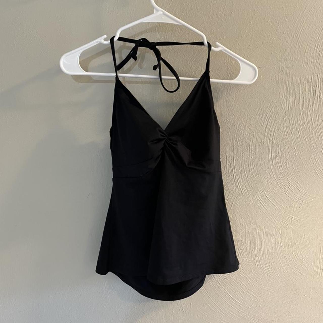 Talbots Women's Black Bikini-and-tankini-tops | Depop