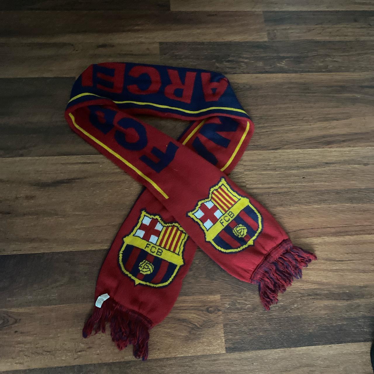 Soccer club Fc Barcelona scarf - Depop