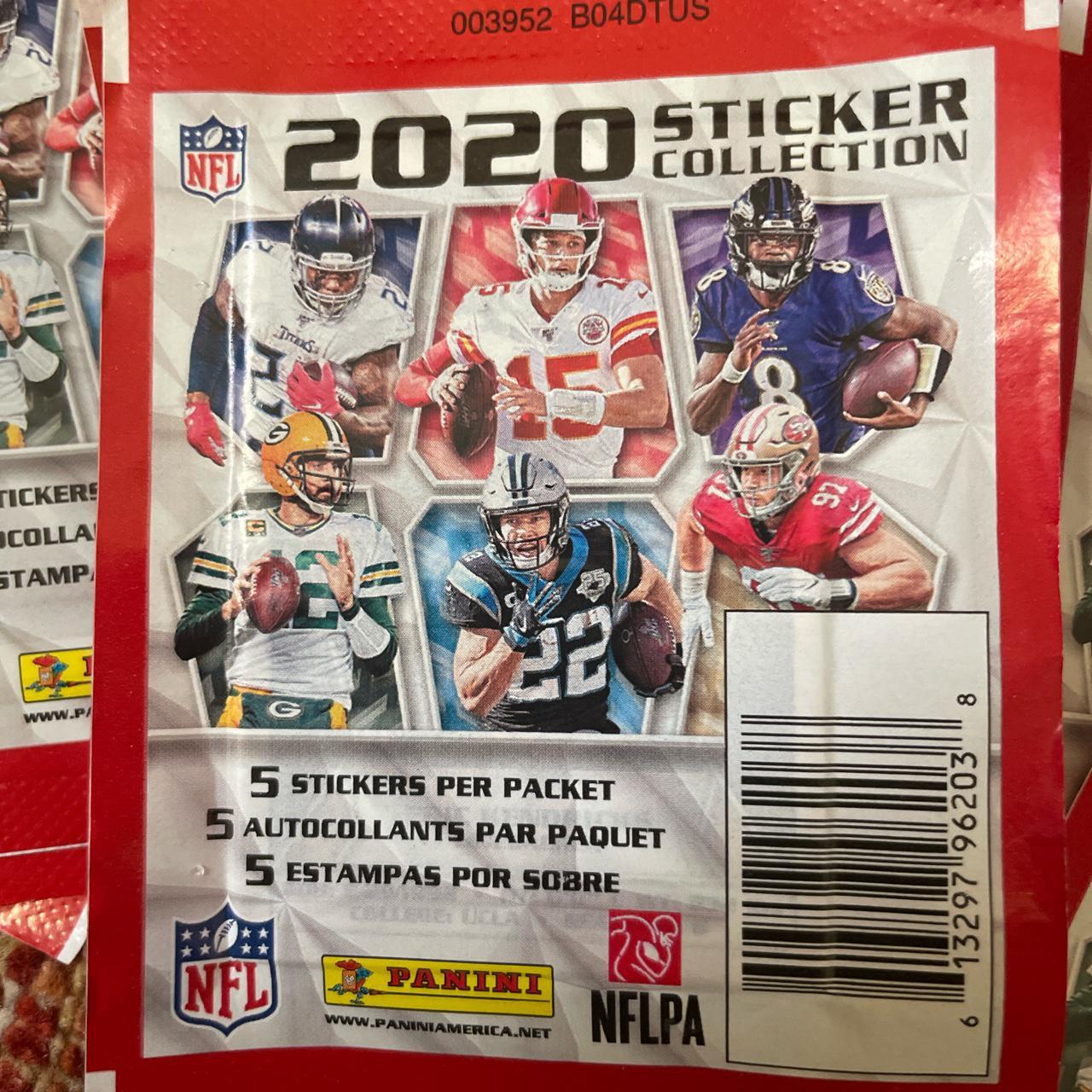 22 panini 2020 nfl sticker collection packs #nfl... - Depop