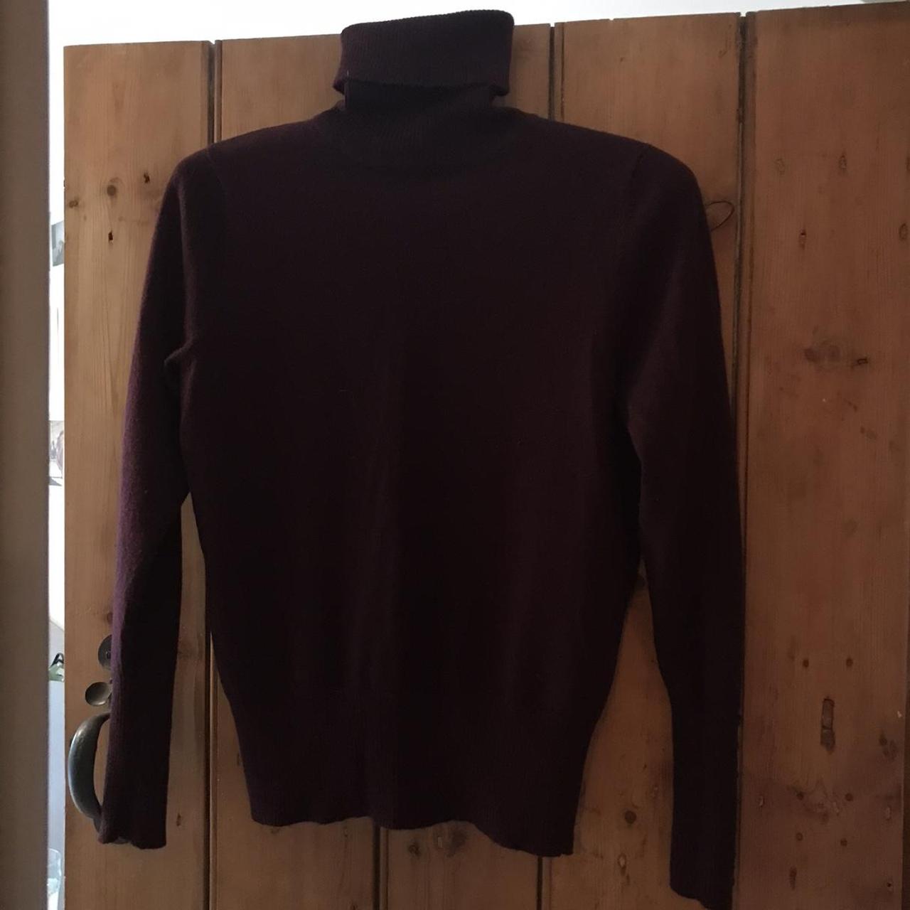 100% ITALIAN MERINO WOOL 🍒merino wool turtle neck... - Depop
