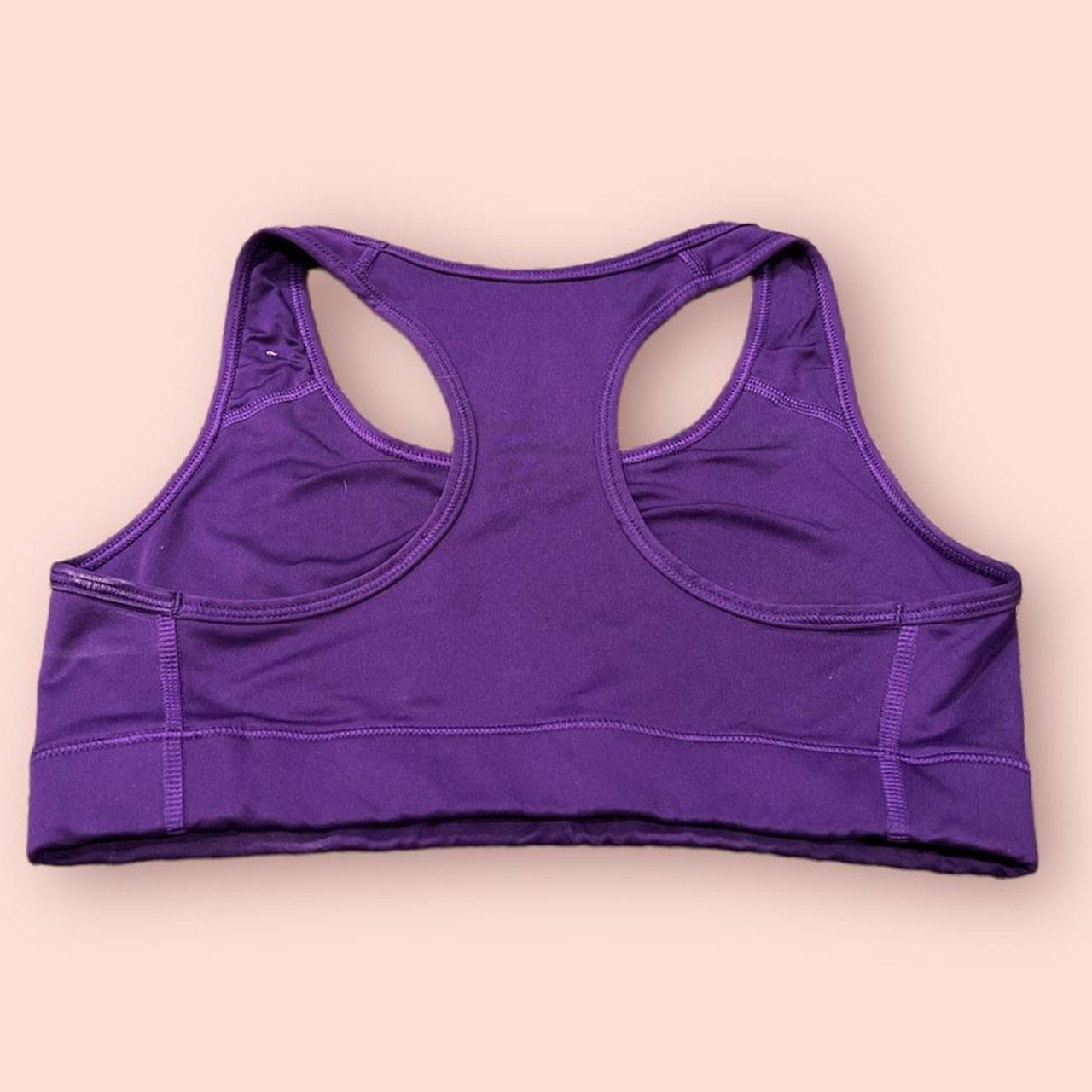 Nike Sports Bra Purple Size Depop
