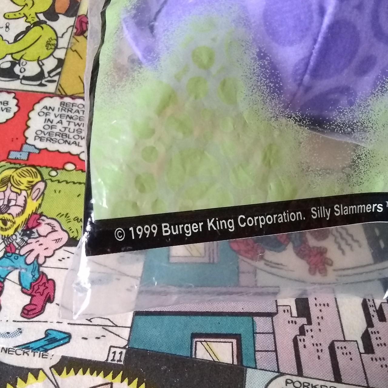 Silly Slammers burger king toy Limited edition bk... | Depop
