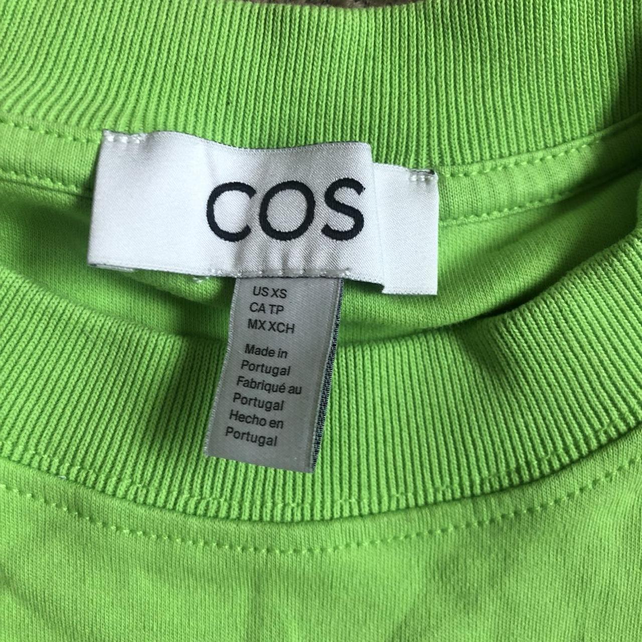 COS Green T-Shirt. No tags, but never worn! 100%... - Depop