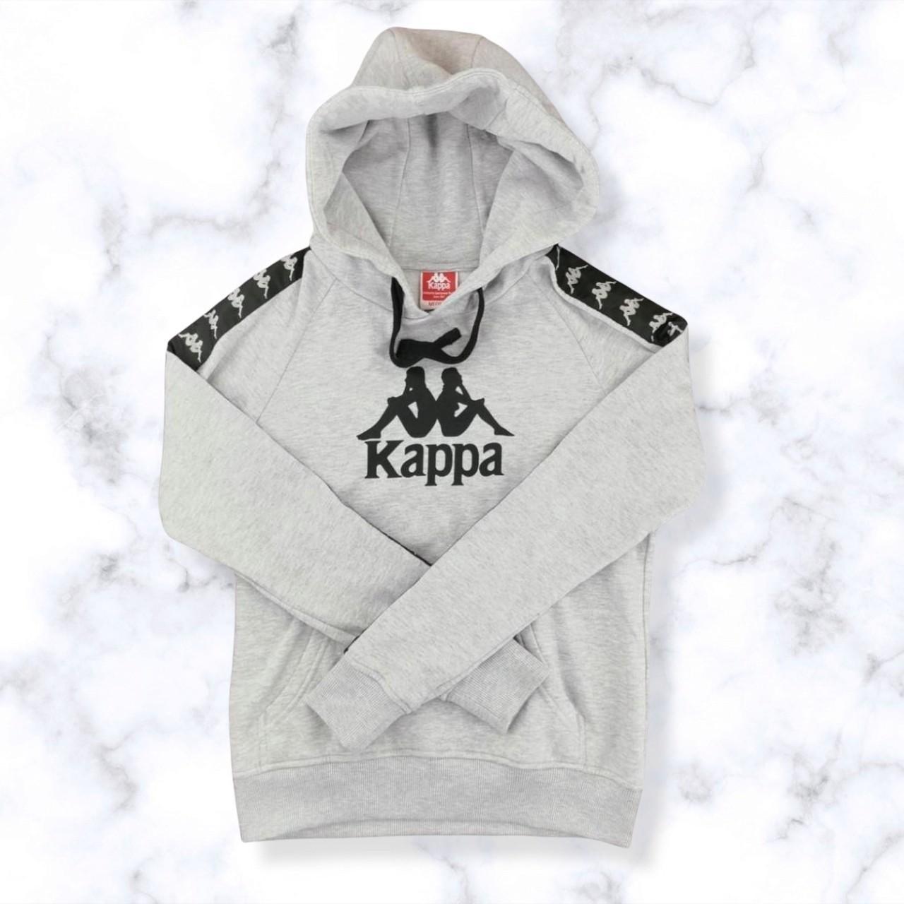 💥 00's Kappa Hoodie Grey Cond: 8/10 Size: S/Women's... - Depop