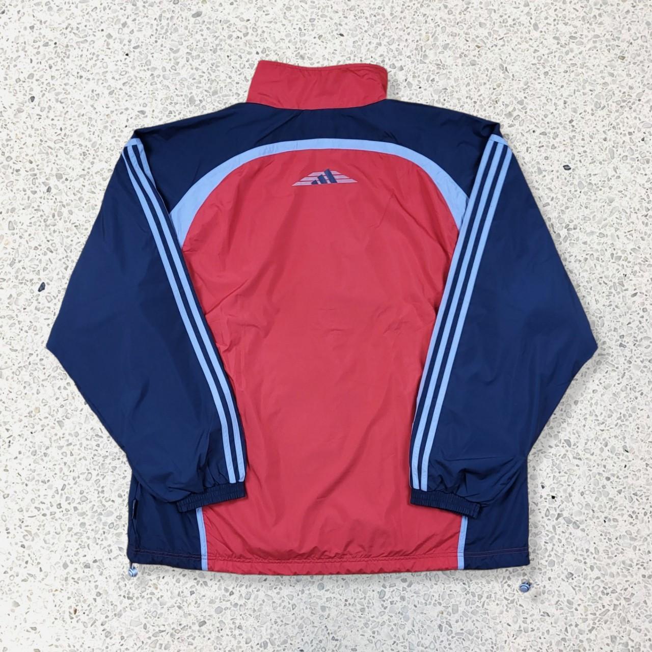 💥 Adidas Police Windbreaker red/grey/black,... - Depop