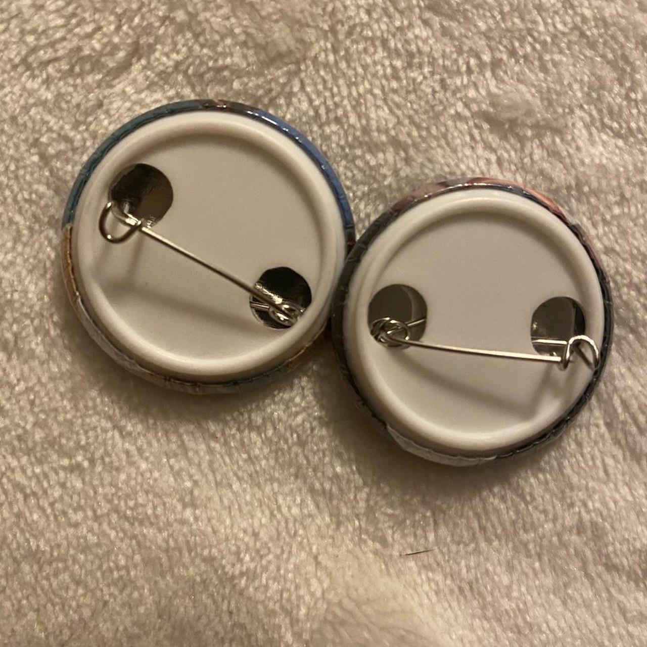 Stranger things Eleven button badge 32mm, 2 badge... - Depop