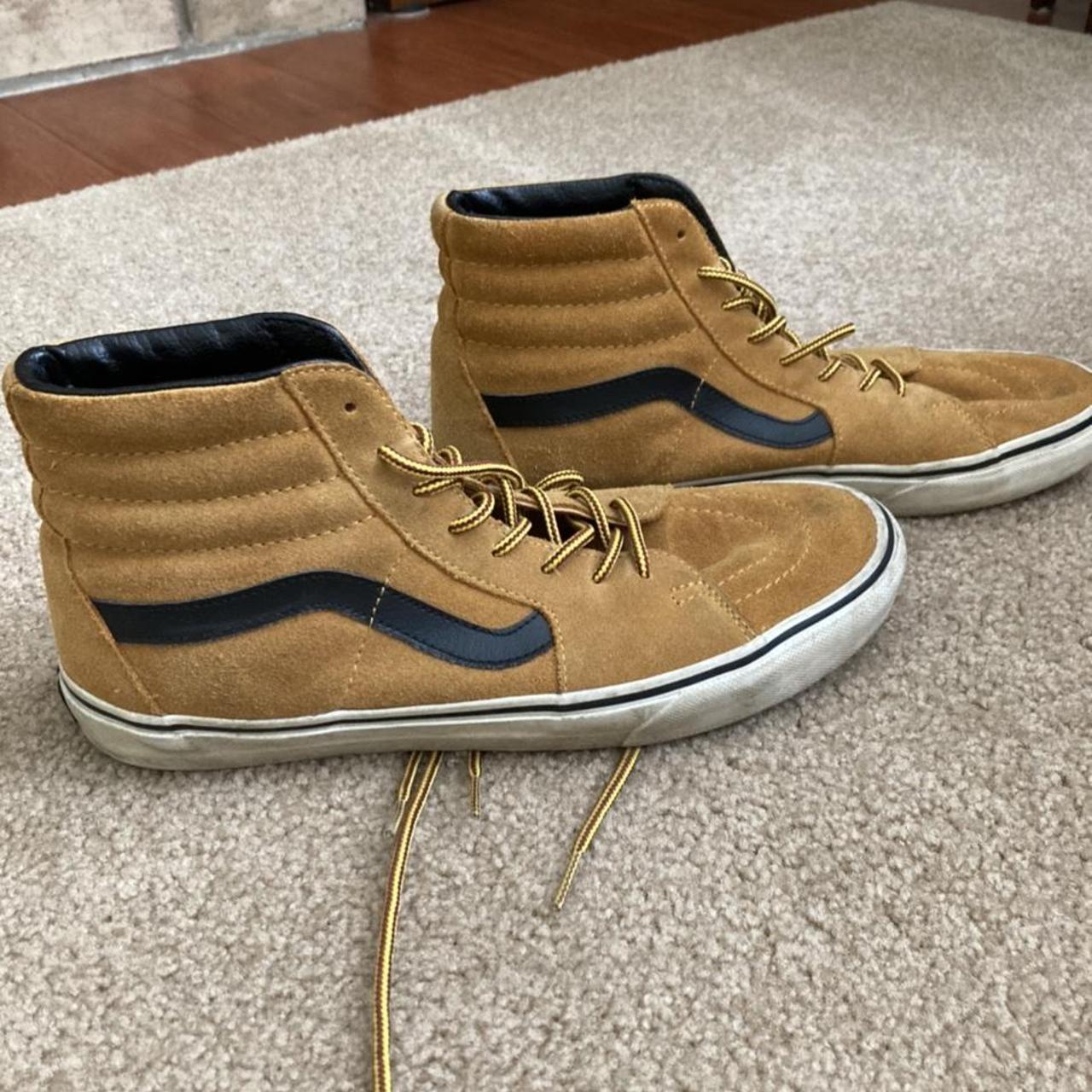 tan vans i love them but i never wear them! men’s 10... - Depop