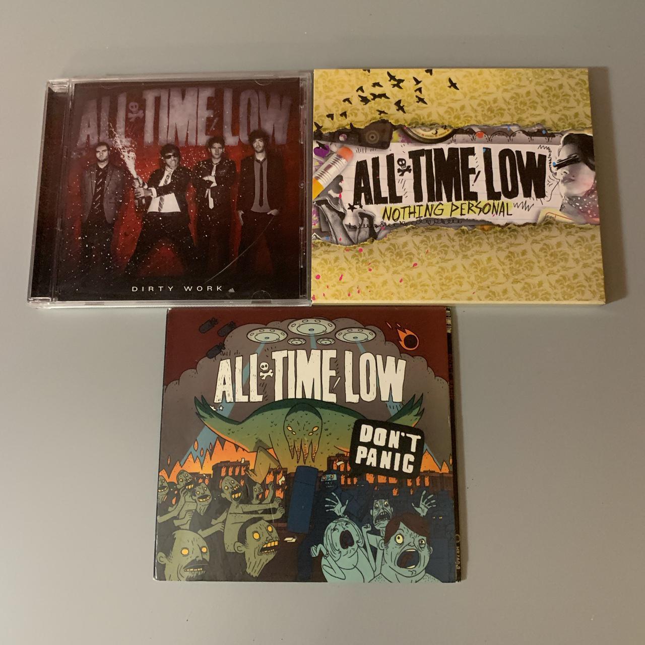 All Time Low CDs Dirty Work (case has a... - Depop