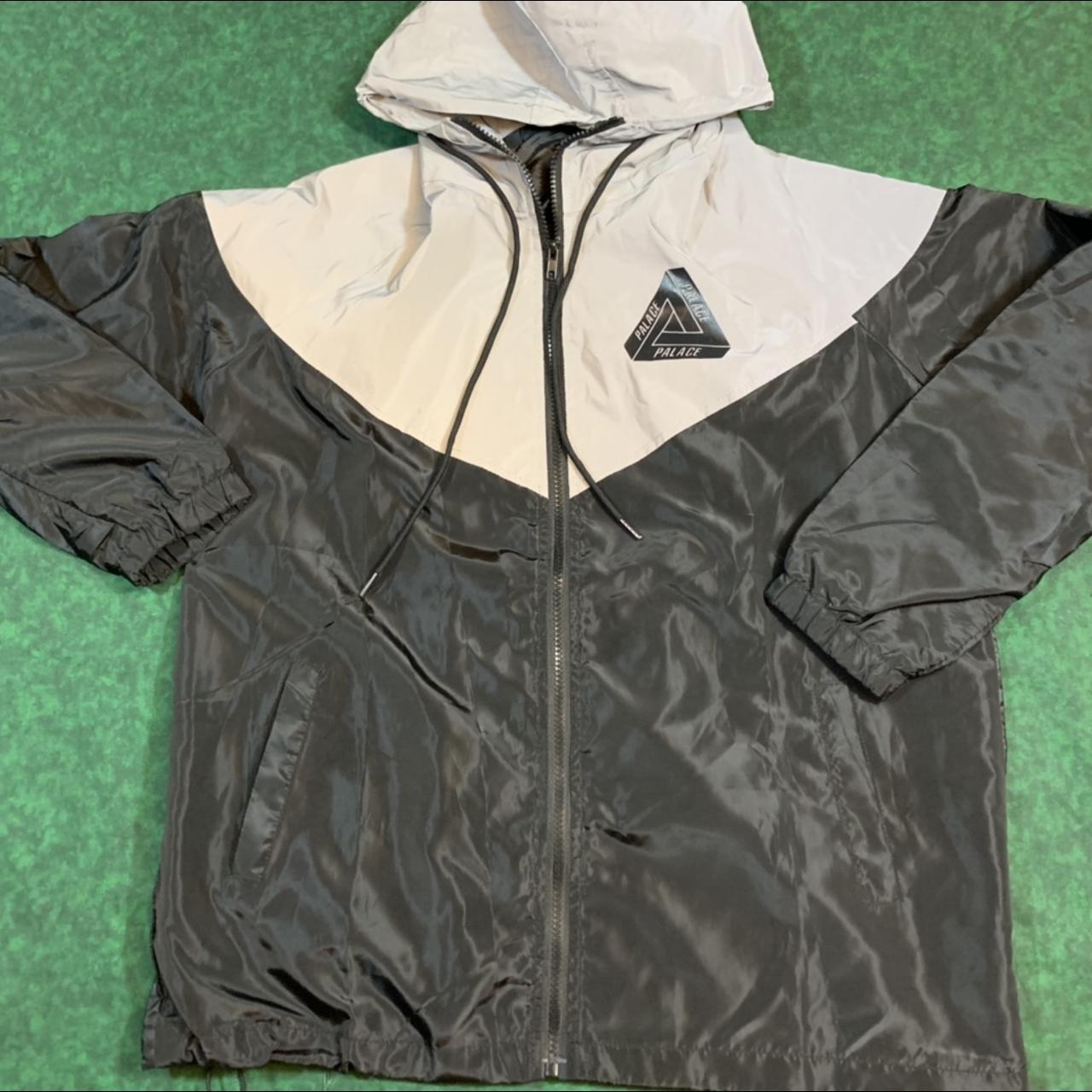 Black Palace Reflective Windbreaker NOT ORIGINAL.... - Depop