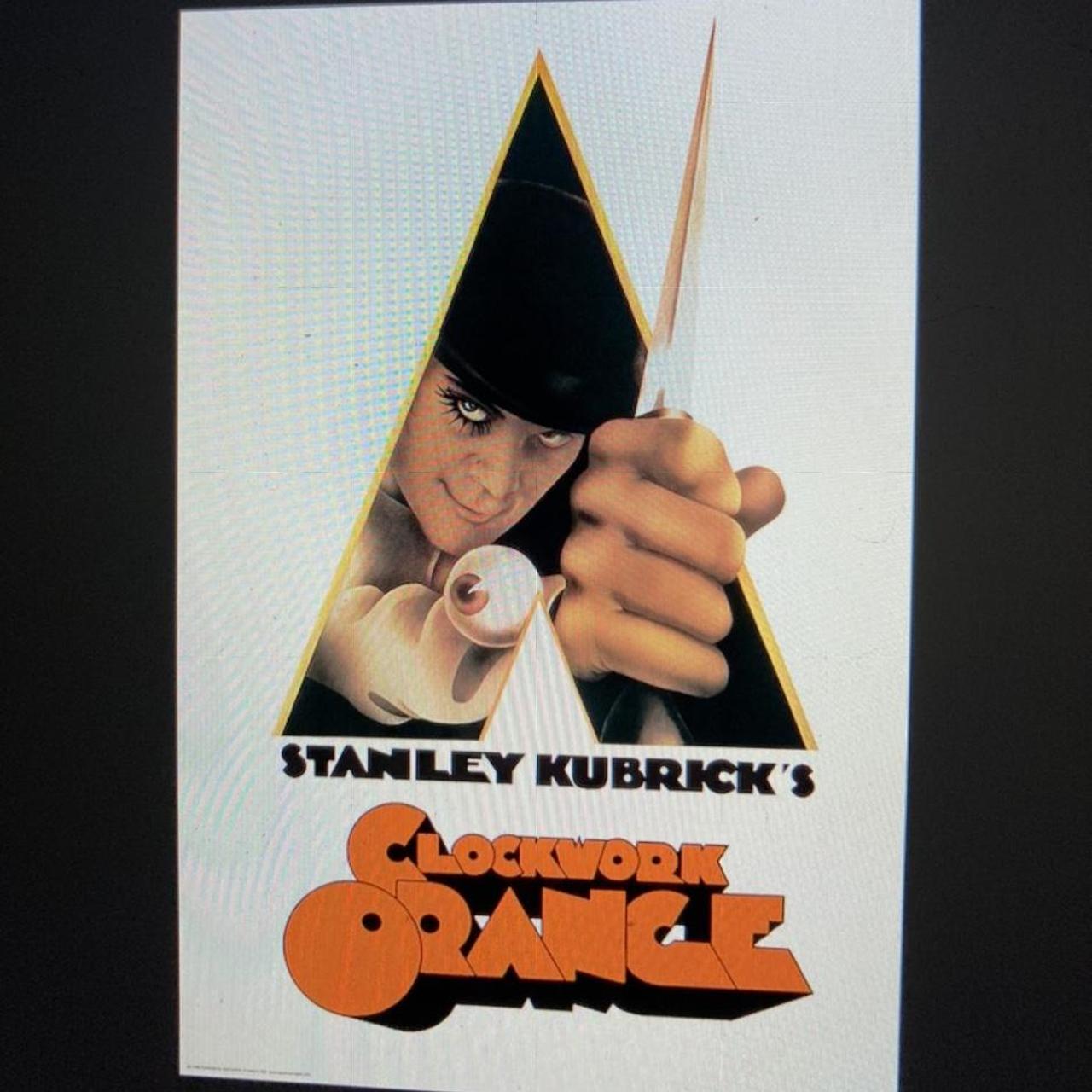 Clockwork orange poster. Approximately 24x36",... - Depop