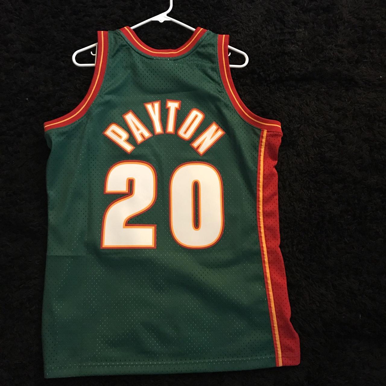 Authentic Mitchell and ness gary payton jersey From... | Depop