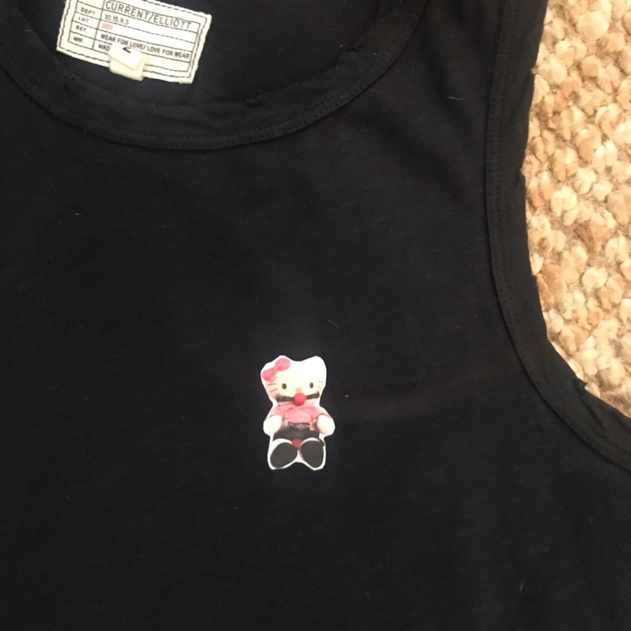 One of a kind gimp hello kitty tank top by stupid... - Depop