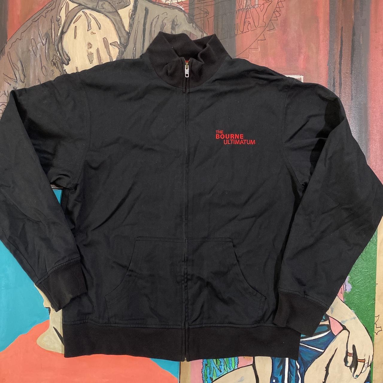 Roots Men's Black and Red Jacket | Depop