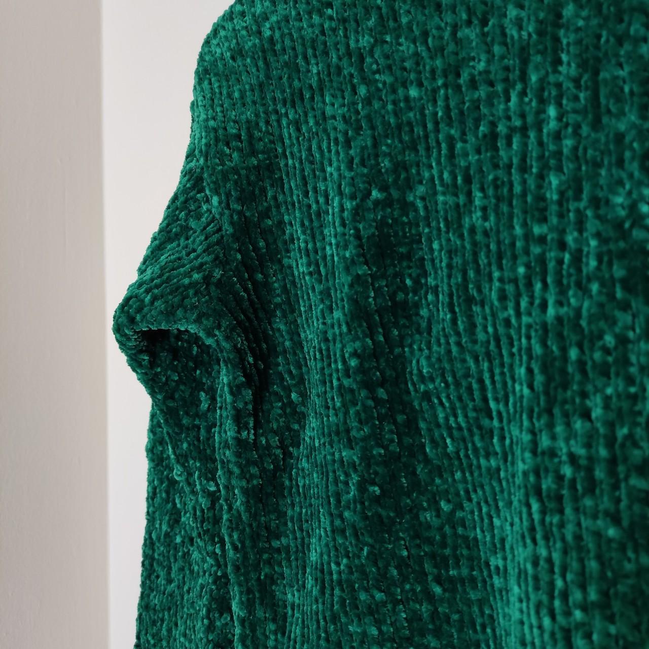 Emerald green knit jumper handmade by my grandma... - Depop