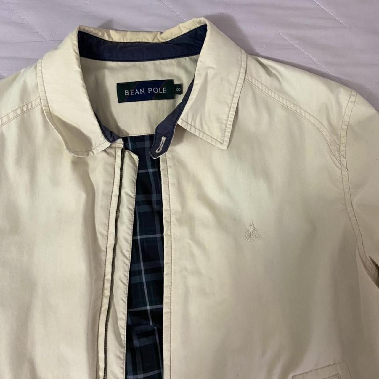 Vintage Beanpole beige jacket size 100–like a men’s... - Depop