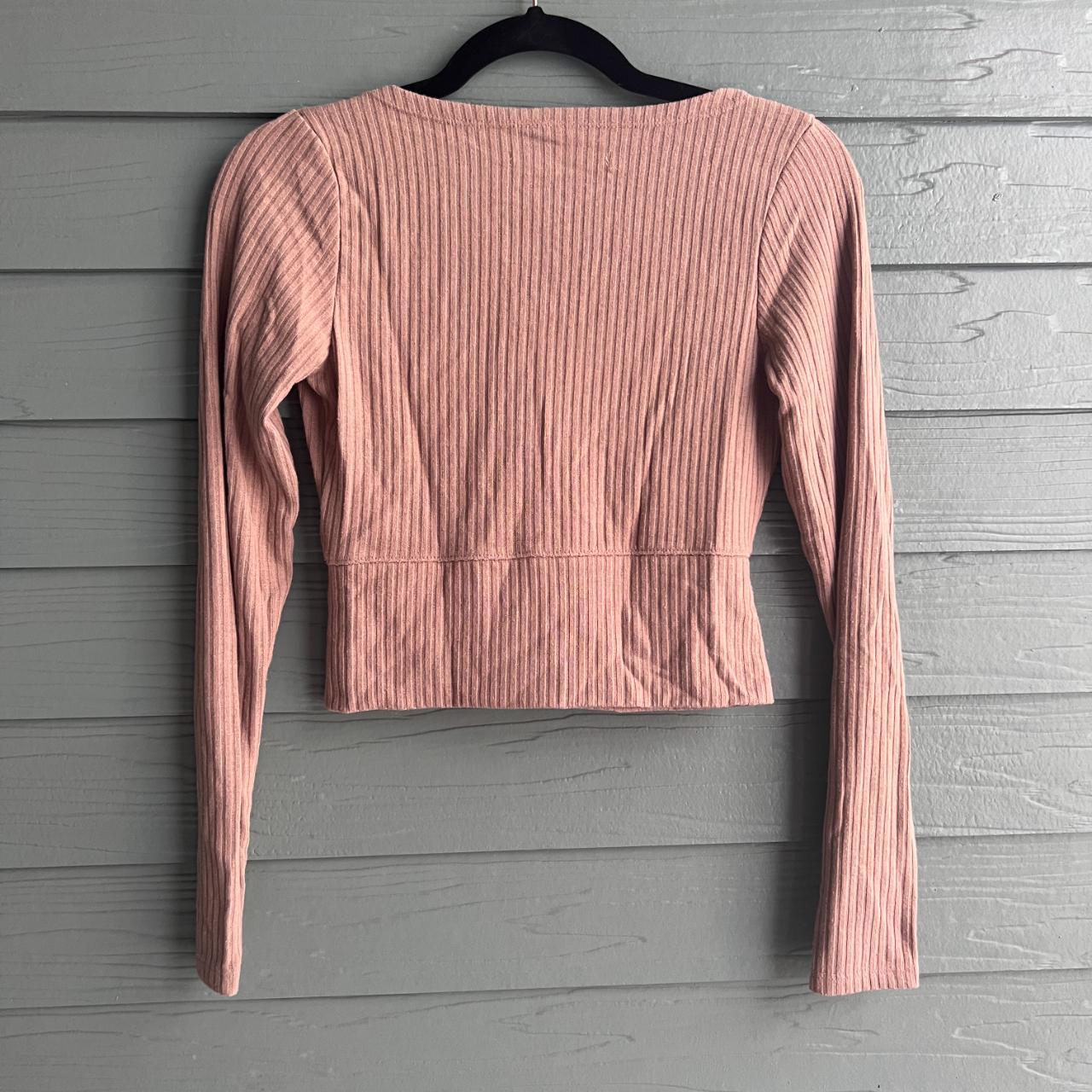Abercrombie & Fitch Women's Pink Shirt | Depop