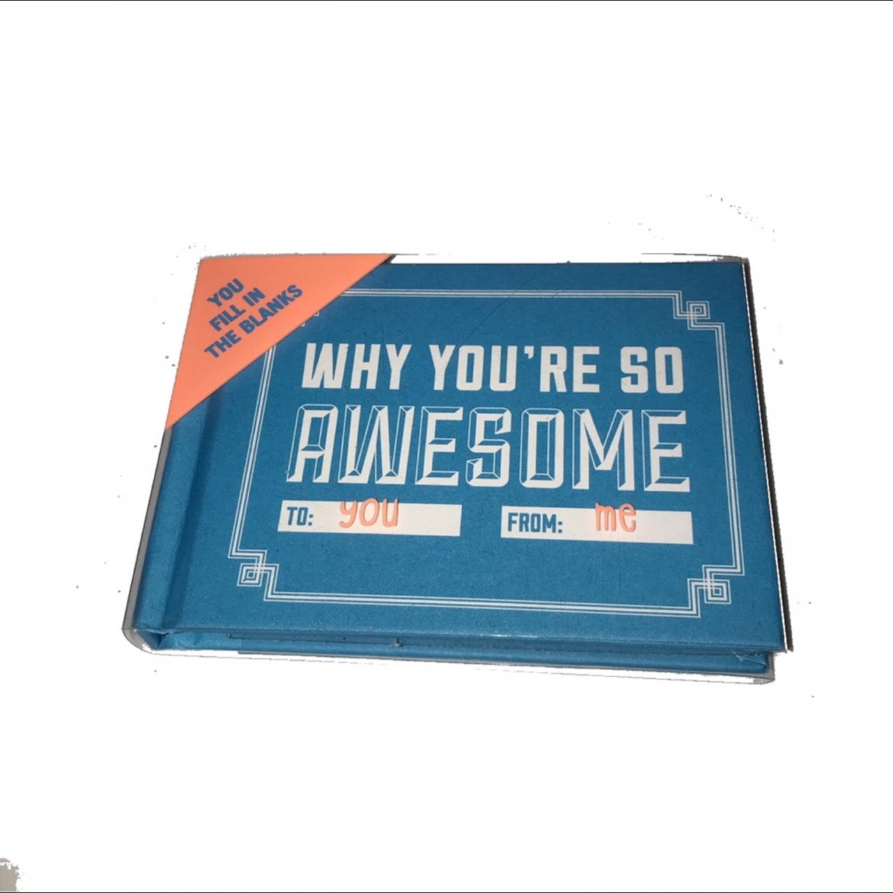 Why You’re So Awesome book There’s a billion... - Depop