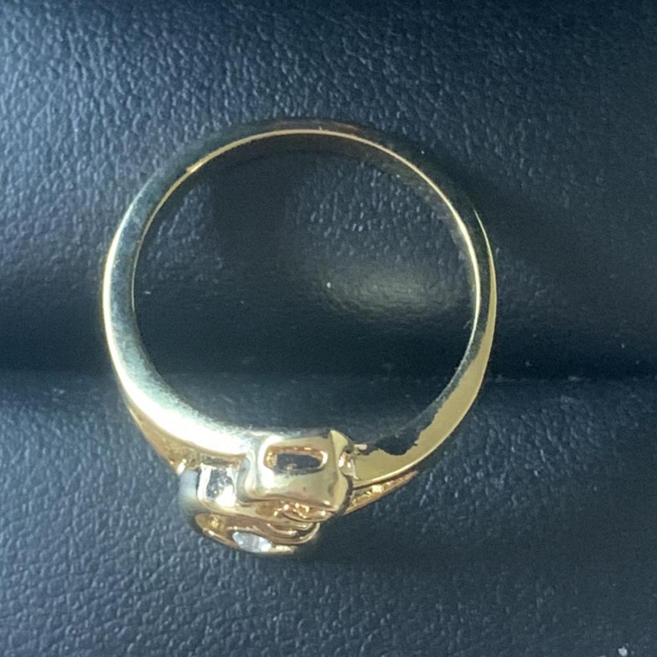 Gold initial letter E ring - available in different... - Depop