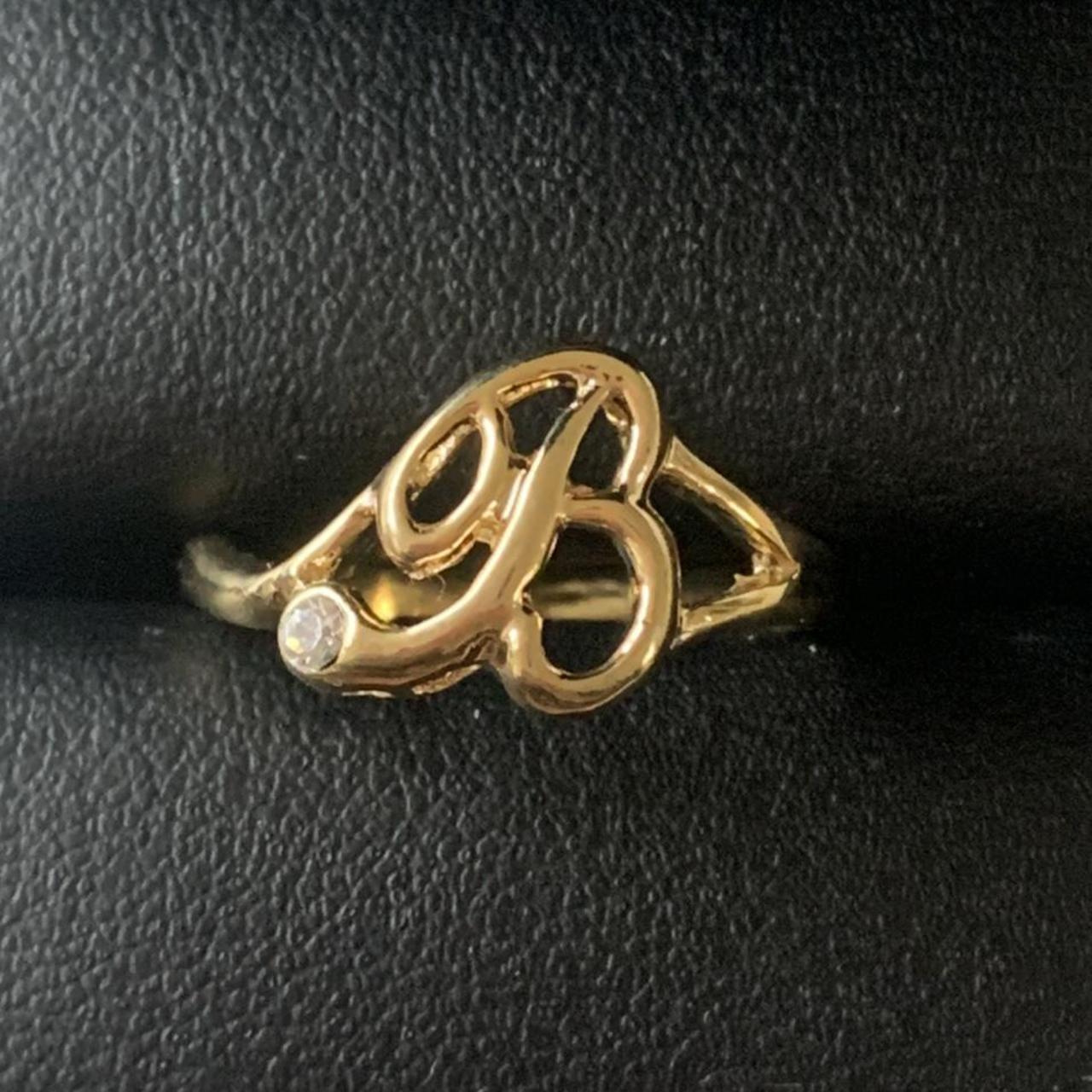 initial letter B ring - available in different... - Depop