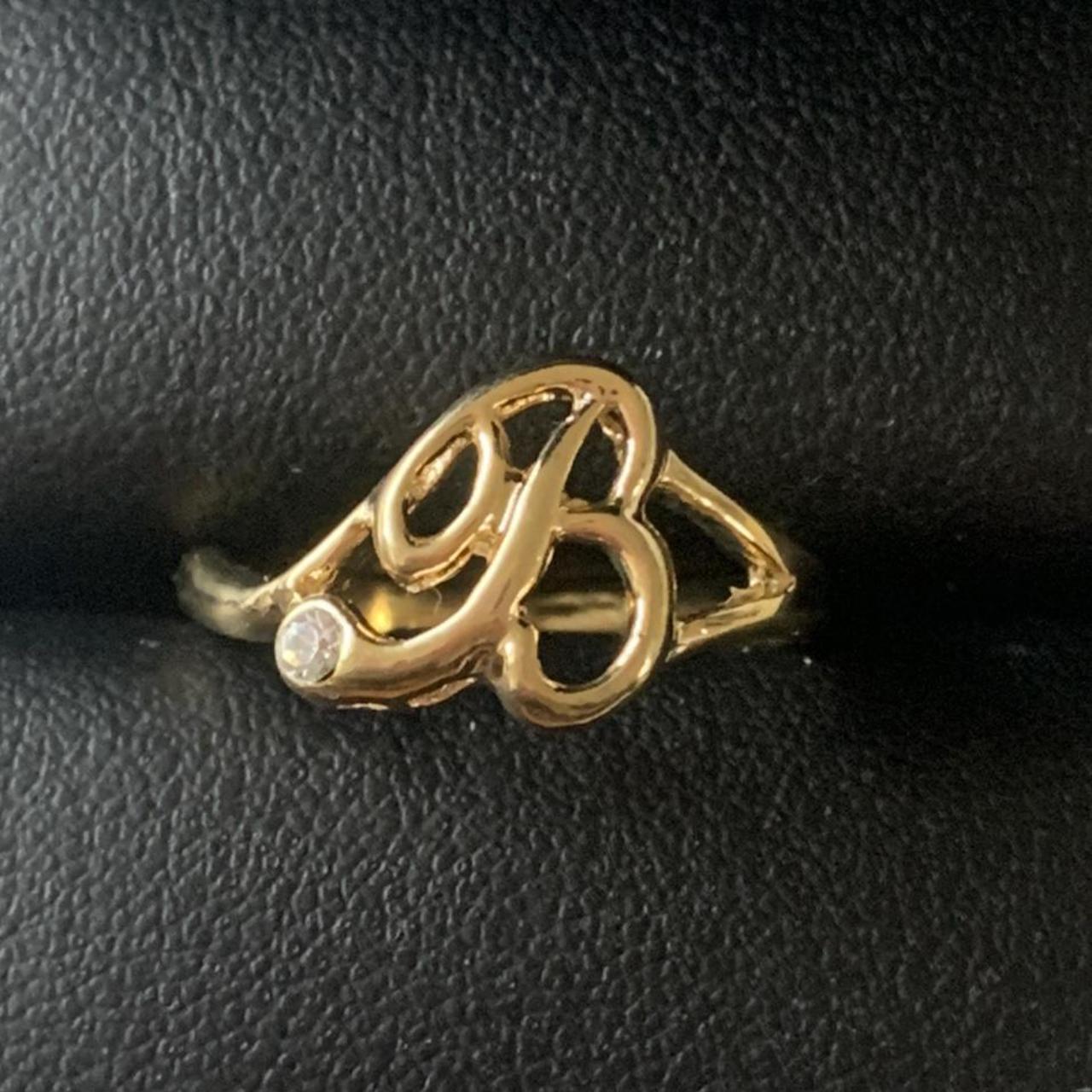 initial letter B ring - available in different... - Depop