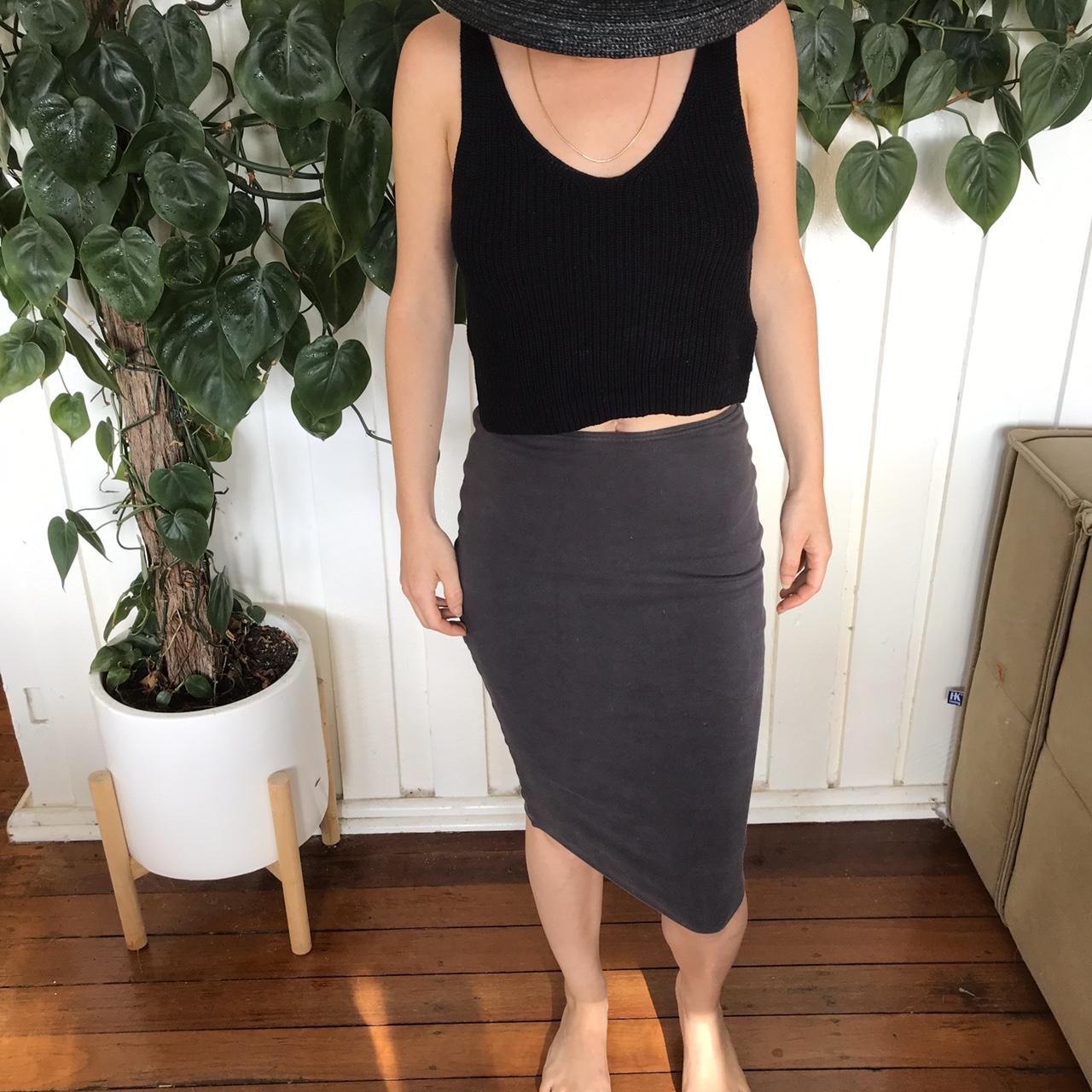 KOOKAÏ Women's Grey Skirt | Depop