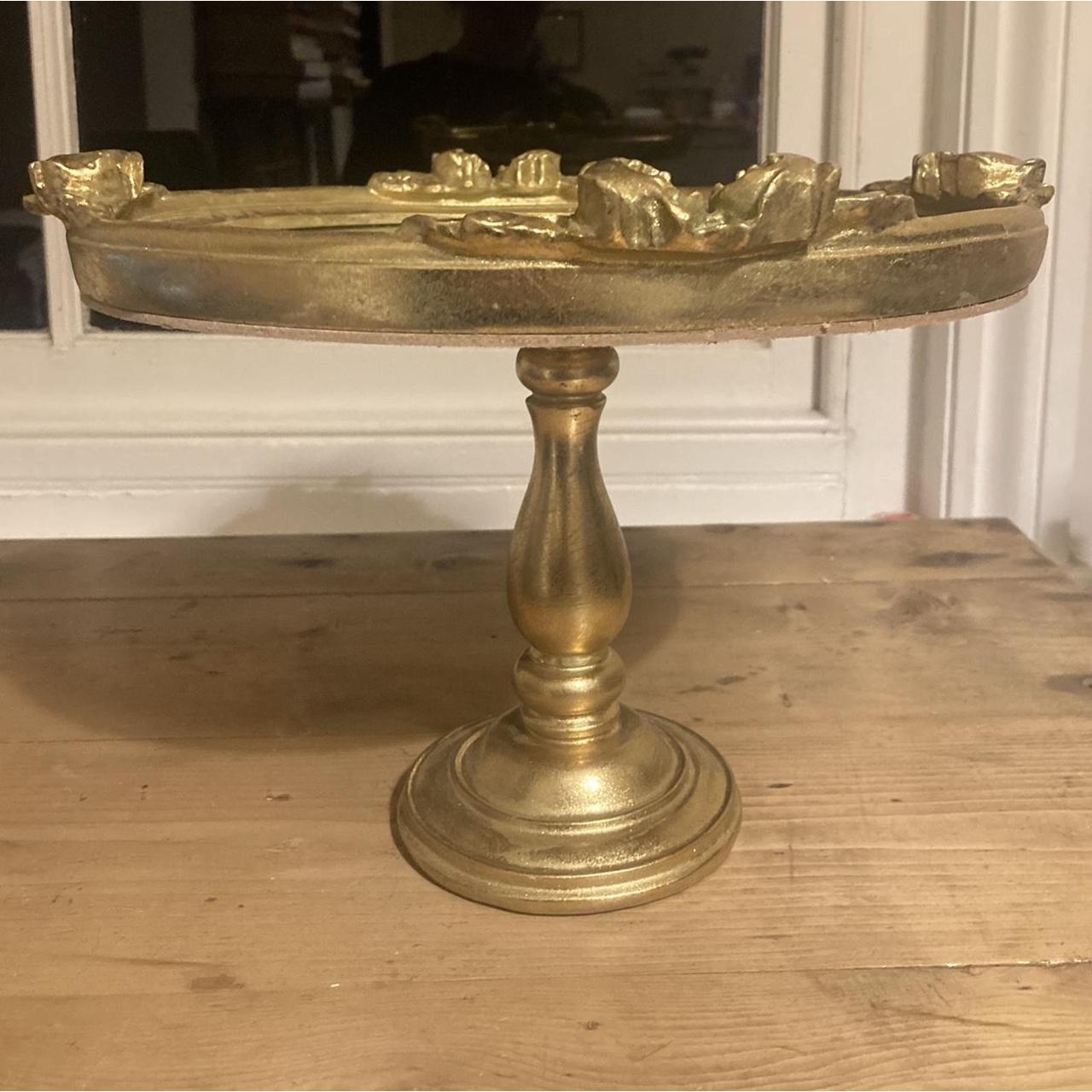 Papillon Living Gold Decorative Rose Mirror Wooden... - Depop