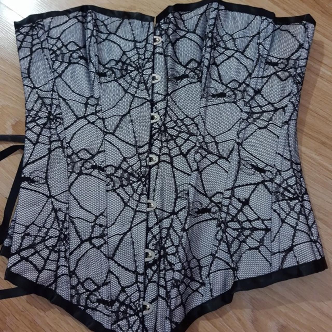 Spiderweb Corset 🕷 Free shipping! - Depop
