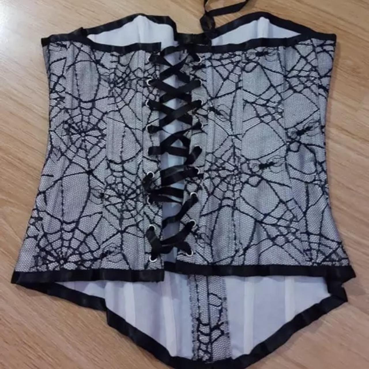 Spiderweb Corset 🕷 Free shipping! - Depop
