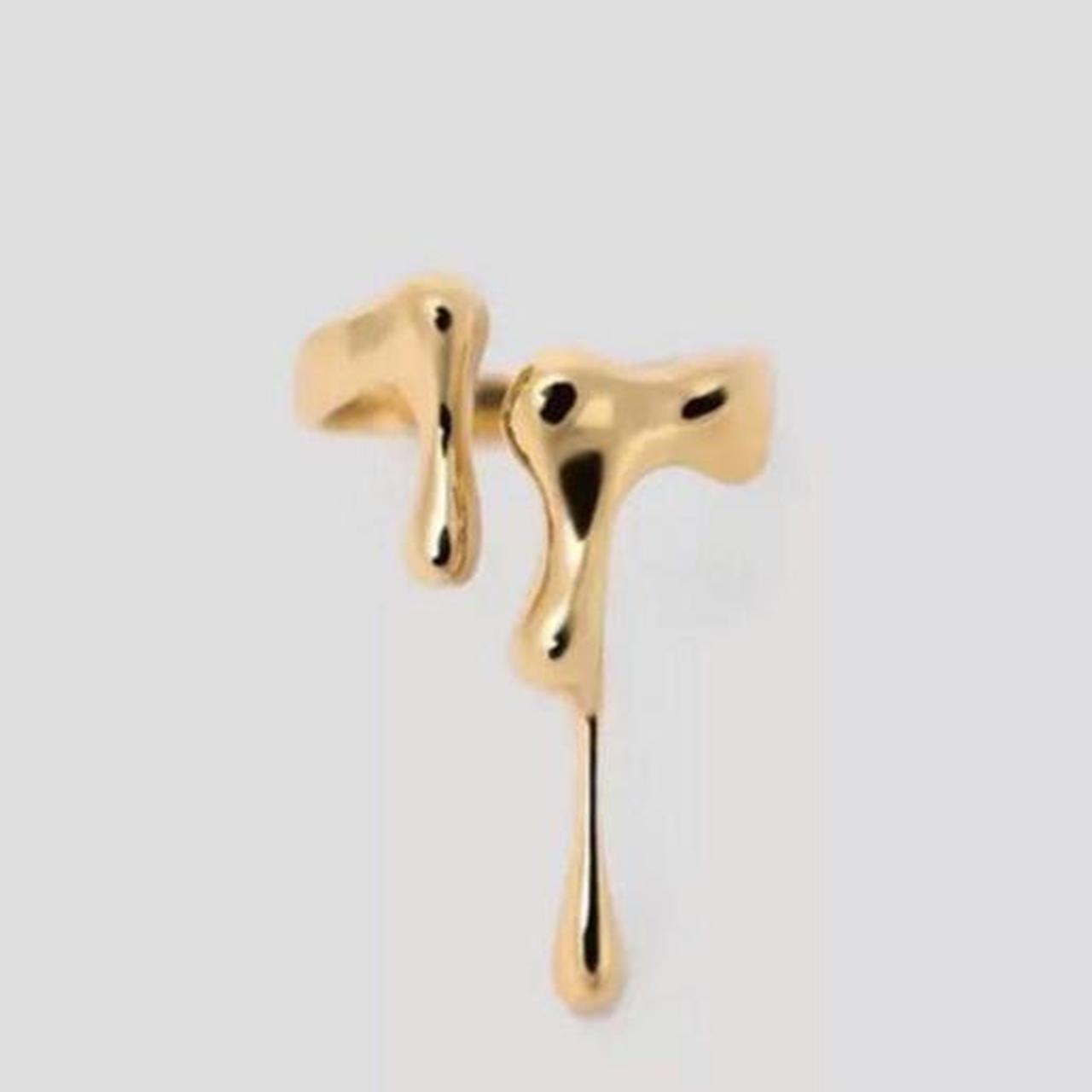 Gold Drip ring one sold separately - Depop