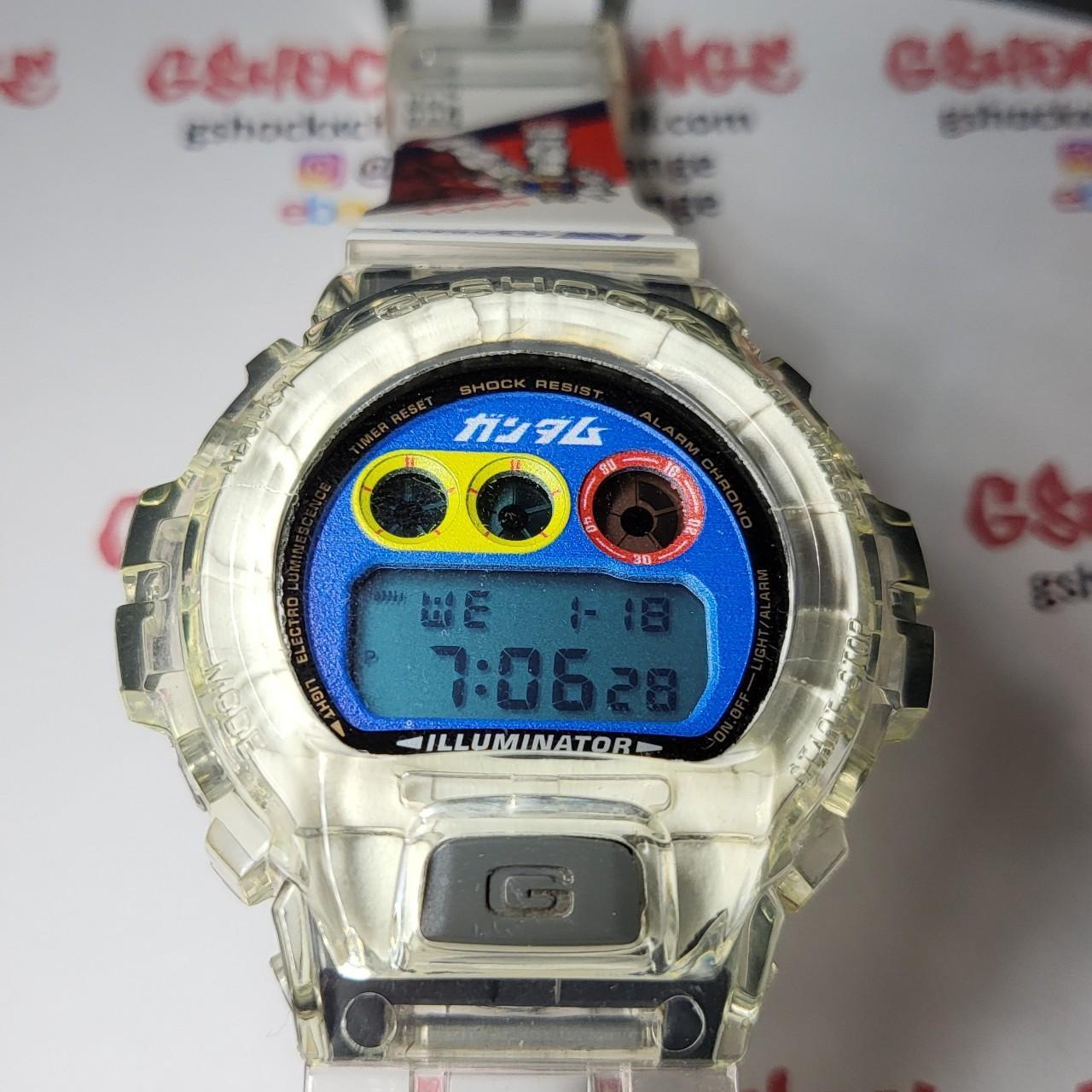 Casio Gshock DW6900 custom made clear translucent... - Depop