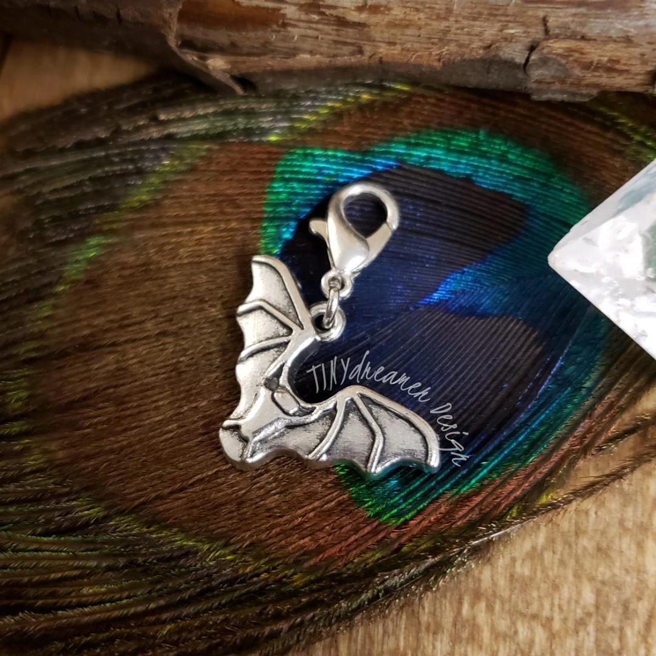 Gothic Vampire Bat Charm By the pricking of my... - Depop