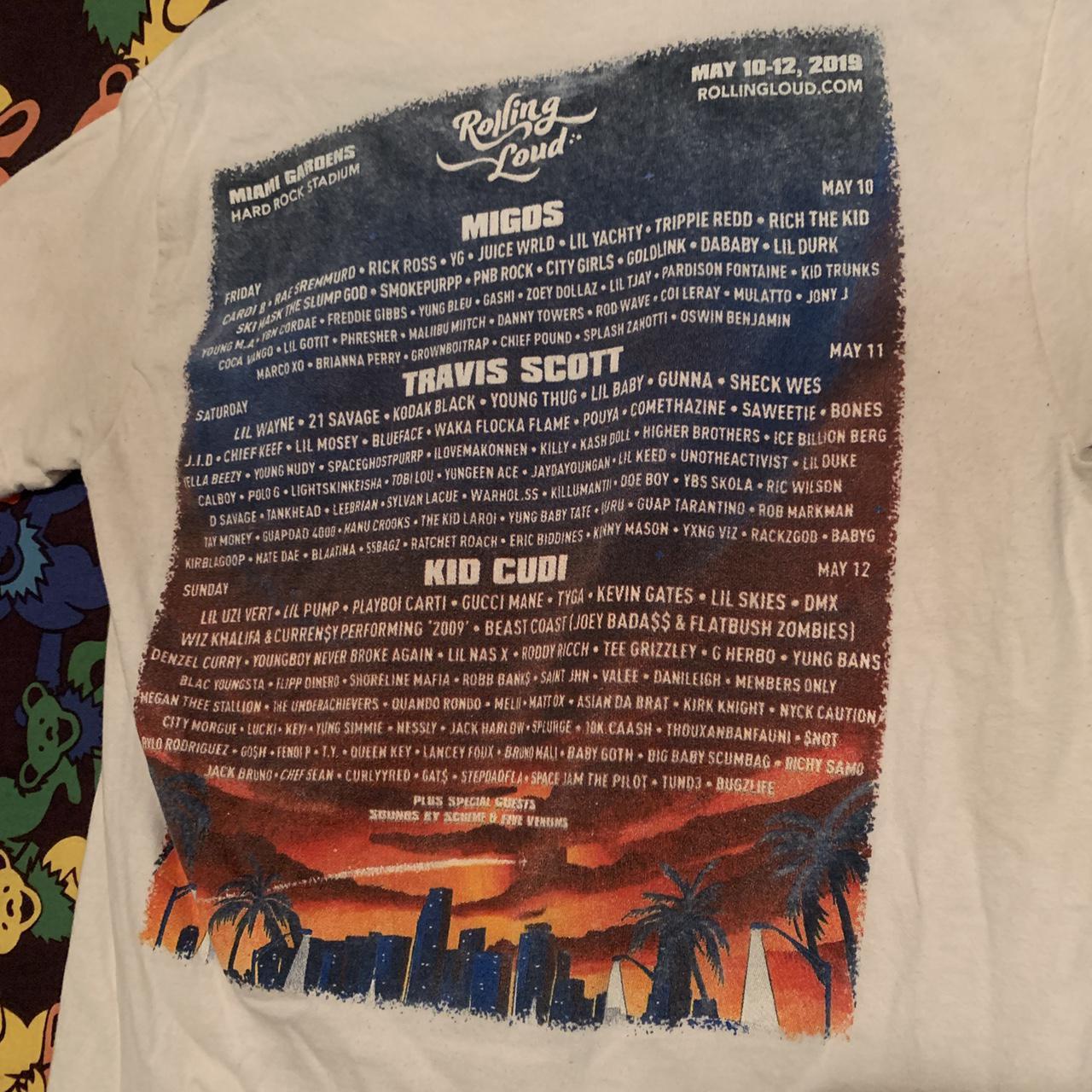 2019 rolling loud tour t shirt. Super dope 2019... - Depop