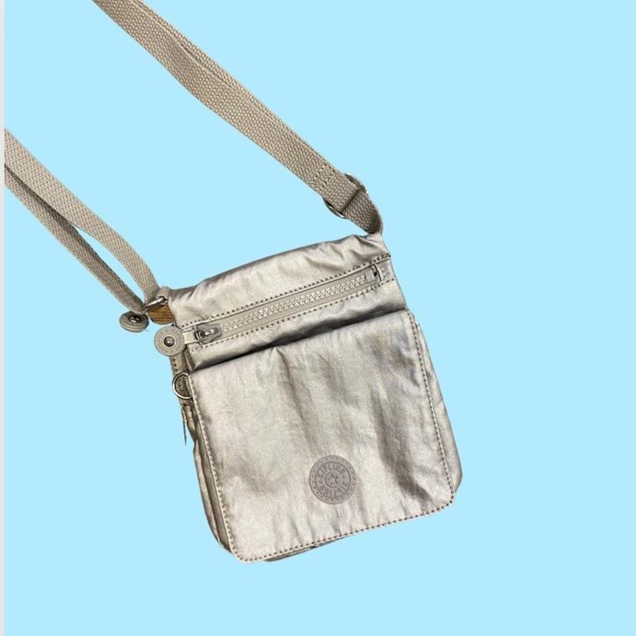 Kipling Women's Silver Bag | Depop