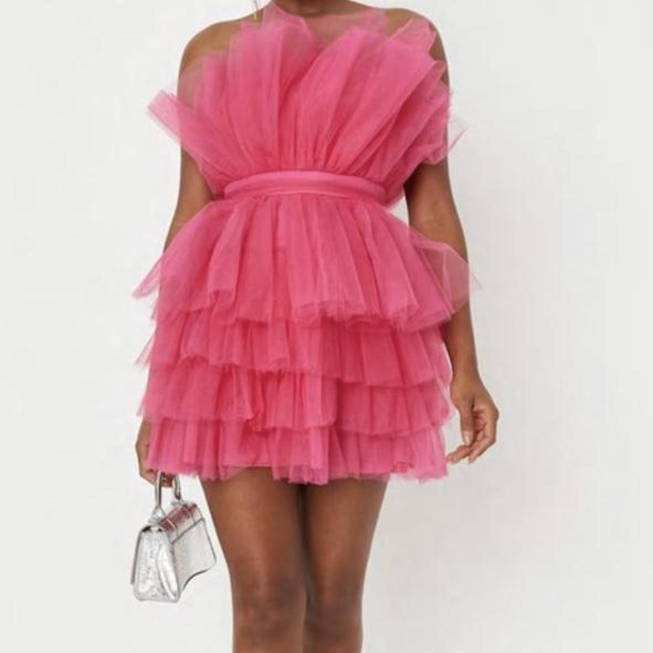 #MISSGUIDED TULLE RUFFLE #MINIDRESS perfect for a... - Depop