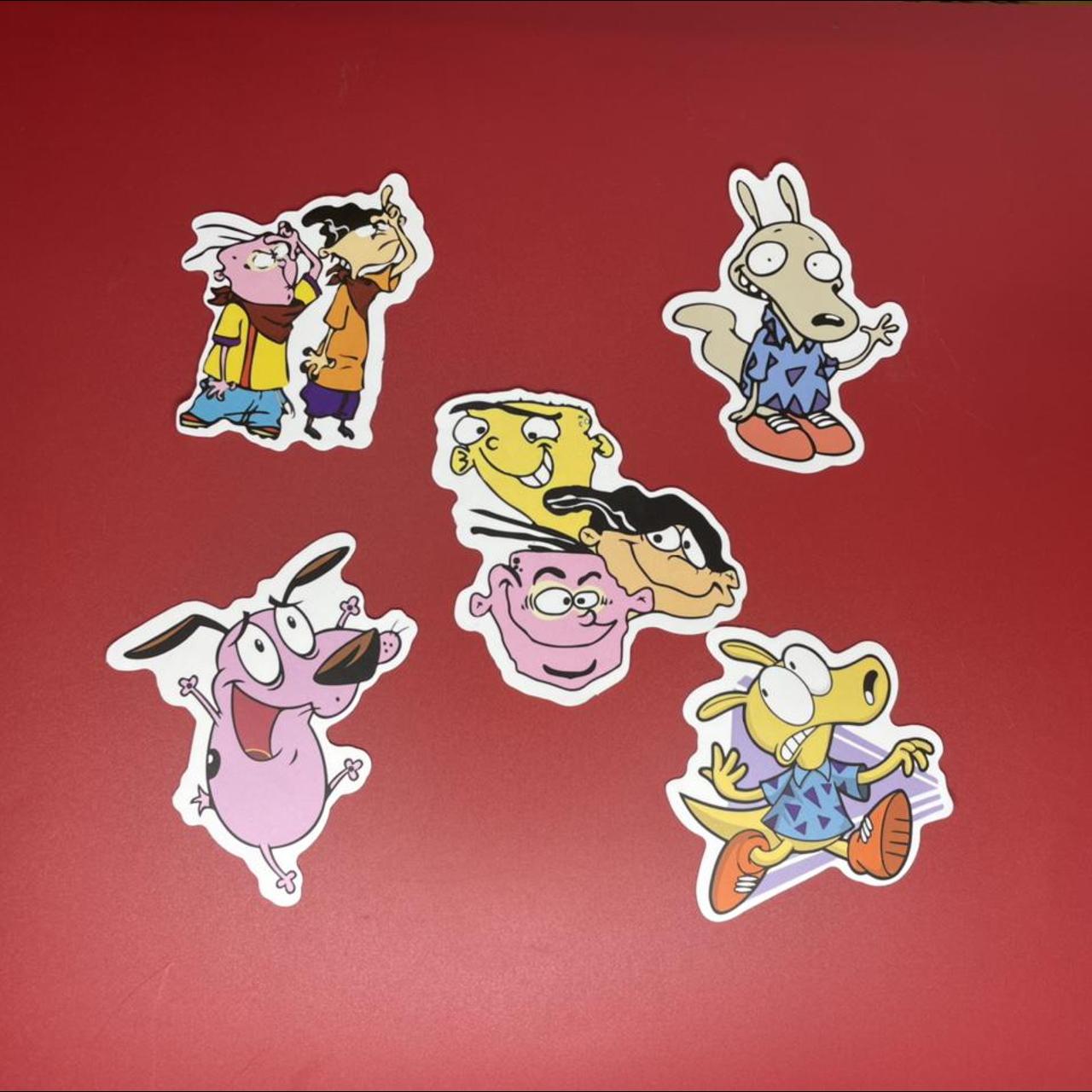 Set 6 90s cartoon sticker set. Includes rocko’s... - Depop