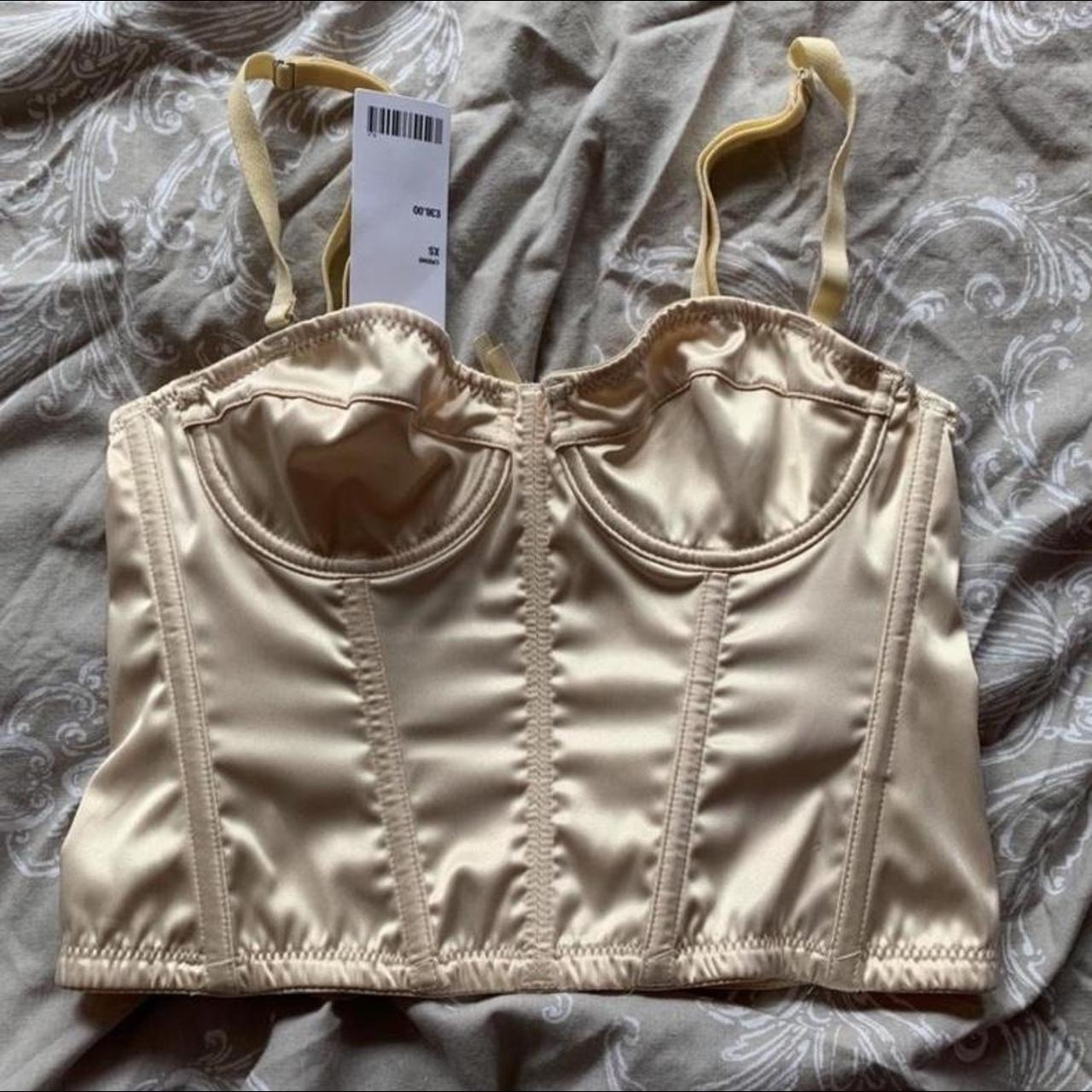 Urban Outfitters Corset Top In Cream Colour Size Xs Depop