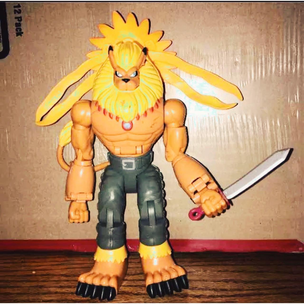 Vintage rare htf Digimon Sabreleomon digivolving... - Depop