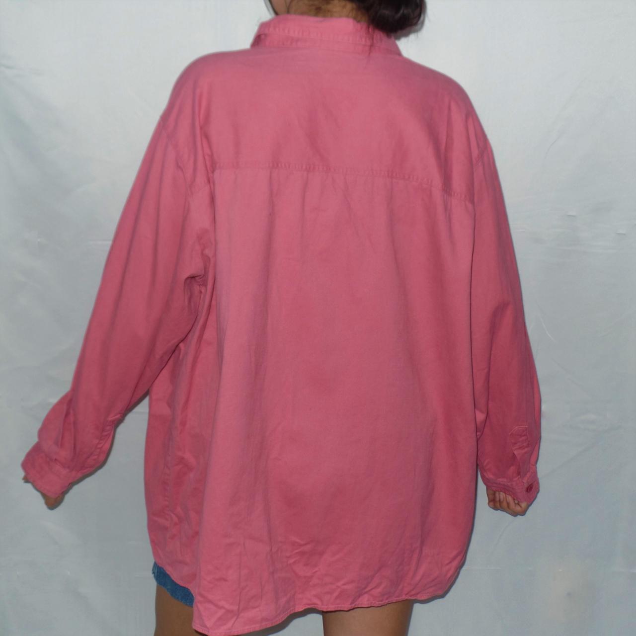 Basic Editions pink button up jacket Size 26w ... - Depop